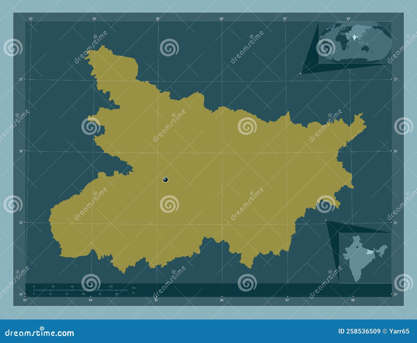 Bihar, India. Solid. Capital Stock Illustration - Illustration of ...