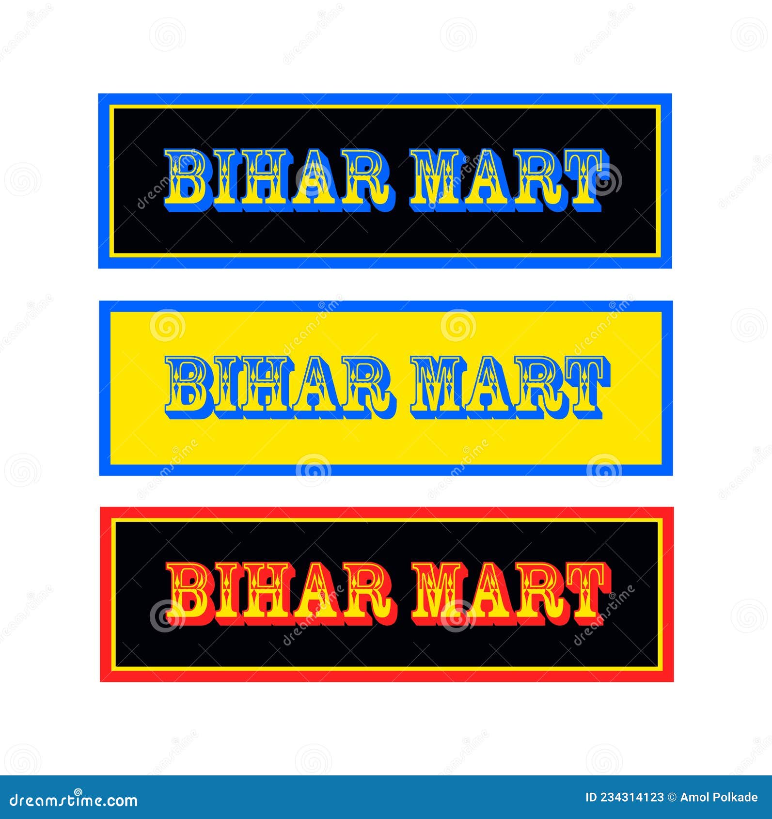 Bihar Mart Logo. Bihar Mart Vector Stock Vector - Illustration of logo ...