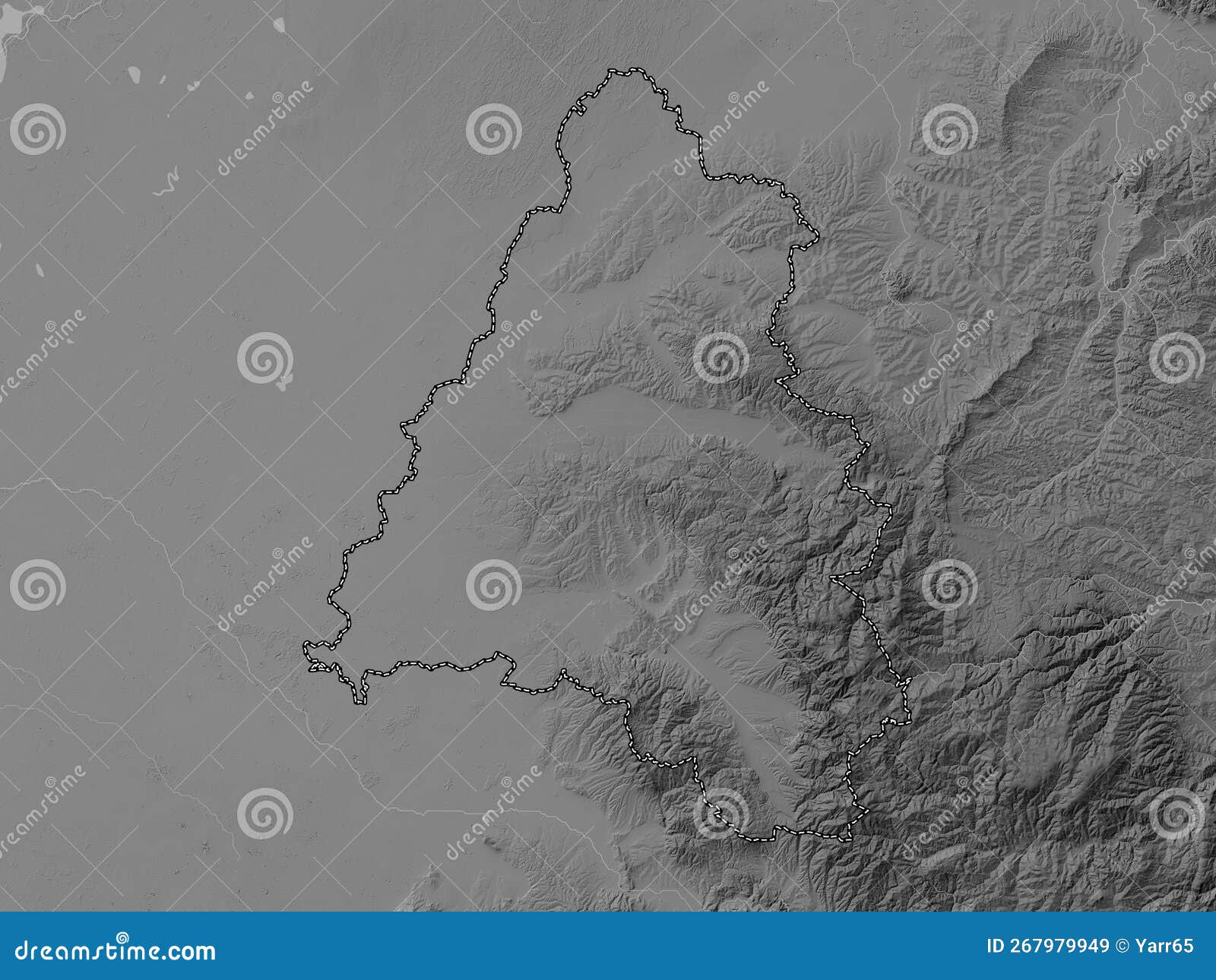 Bihor, Romania. Grayscale. No Legend Stock Illustration - Illustration ...