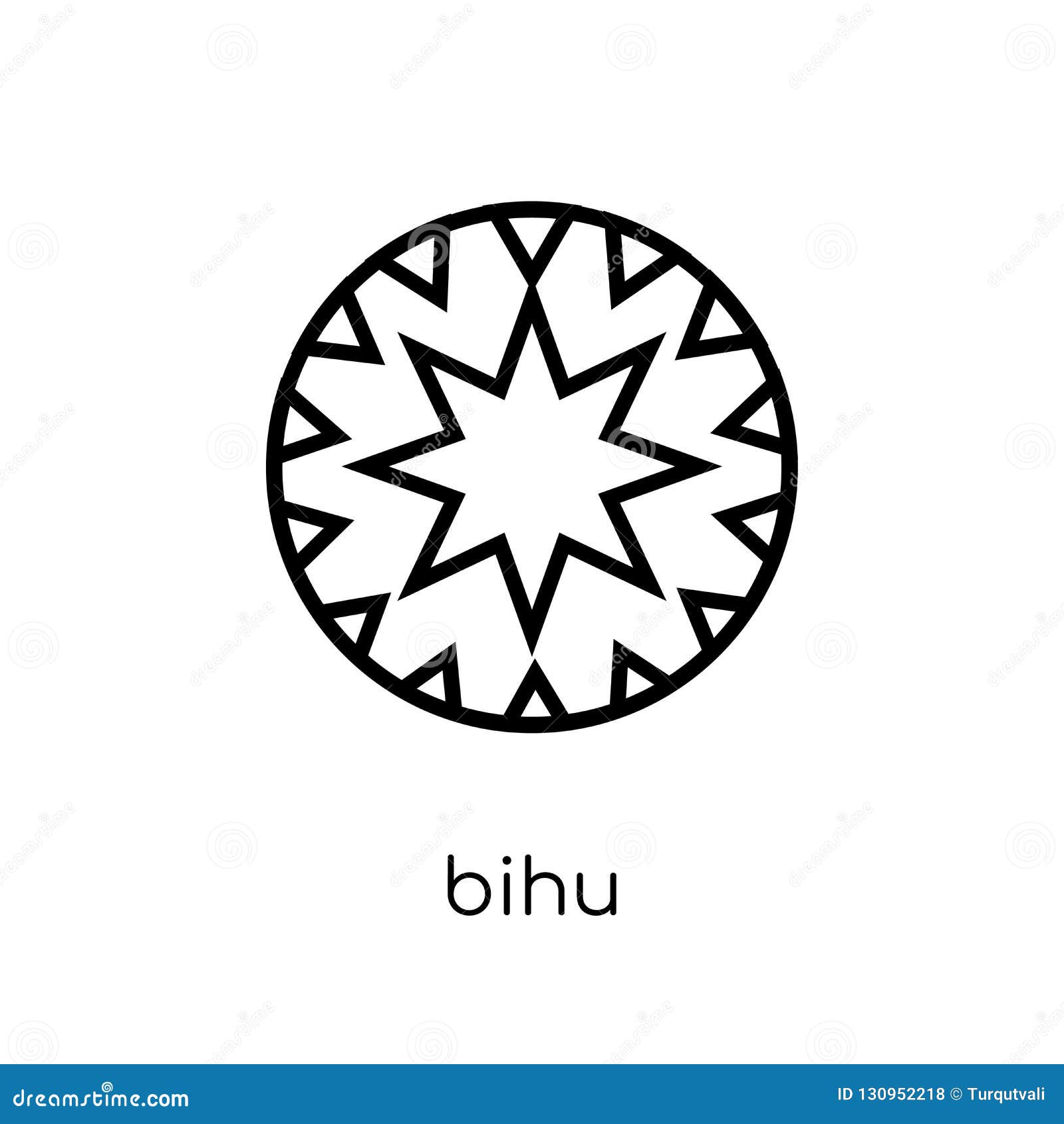 Bihu Icon. Trendy Modern Flat Linear Vector Bihu Icon on White B Stock ...