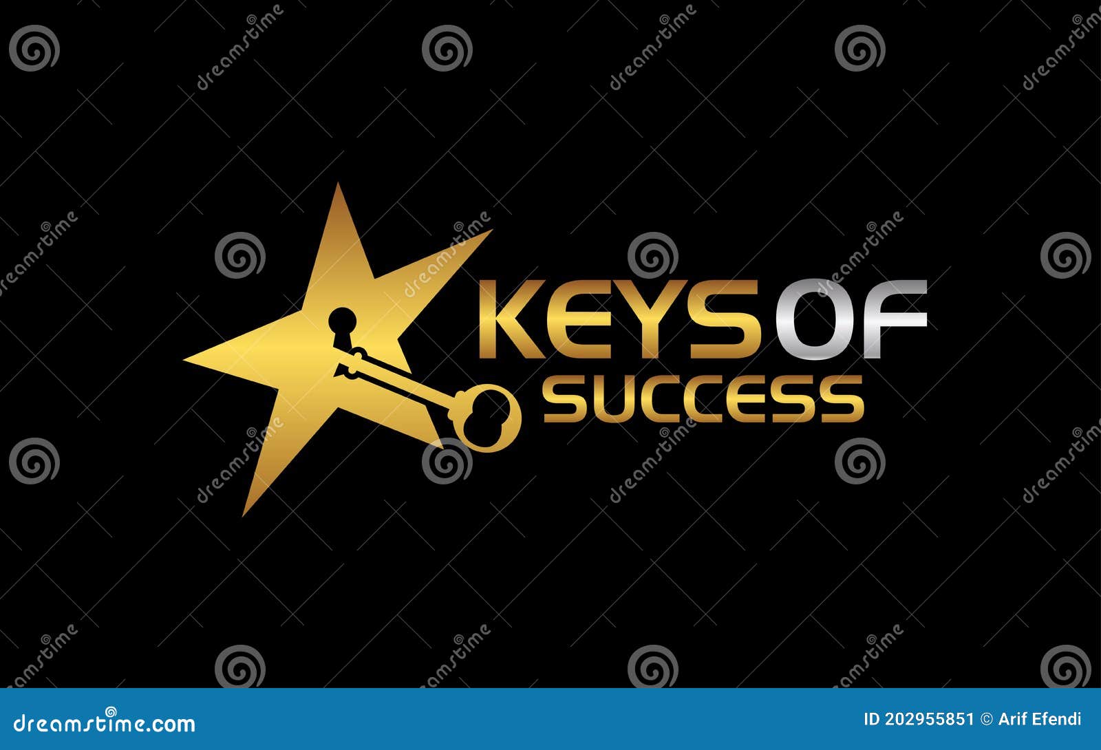 Illustration Vector Graphic of the Road To Success with Keys Logo ...