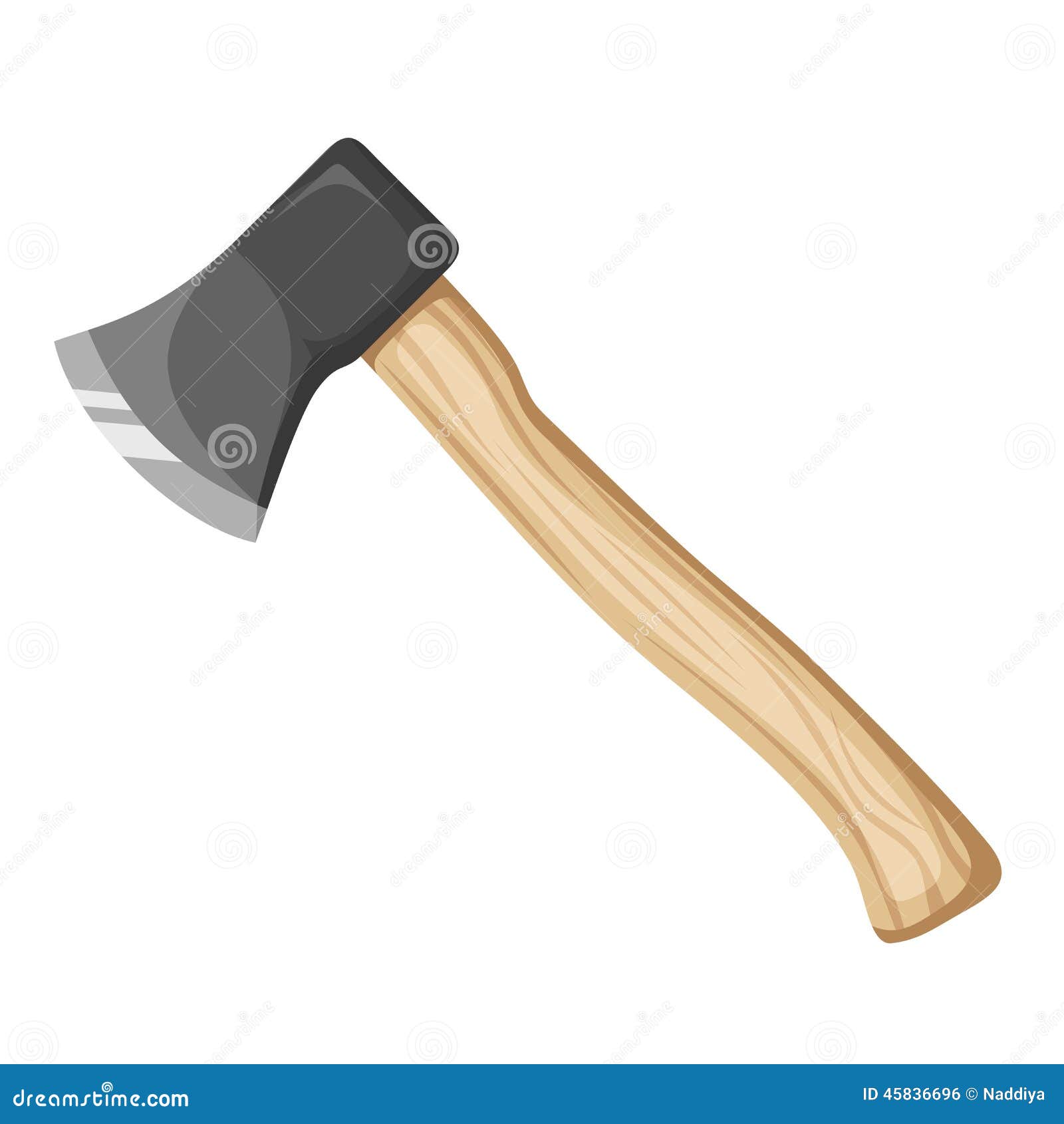 Bijl Vector illustratie vector illustratie. Illustration of beige ...