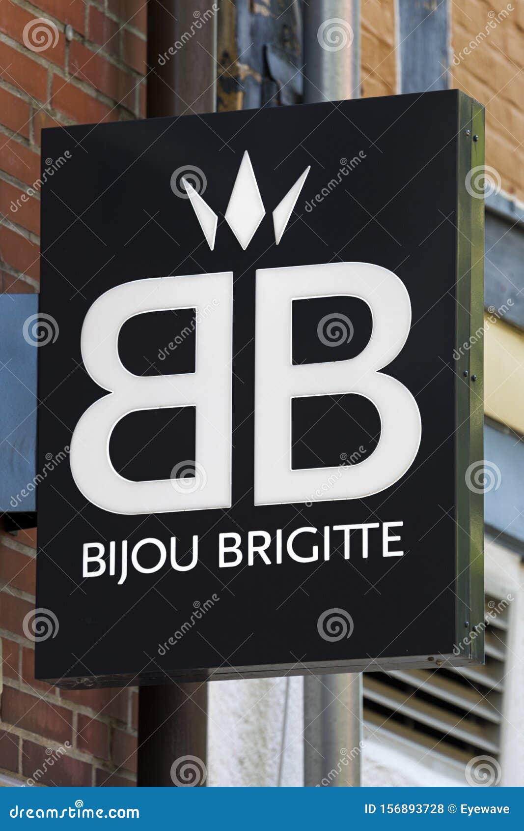 Bijou Brigitte Signage at Wall Editorial Stock Photo - Image of retail ...
