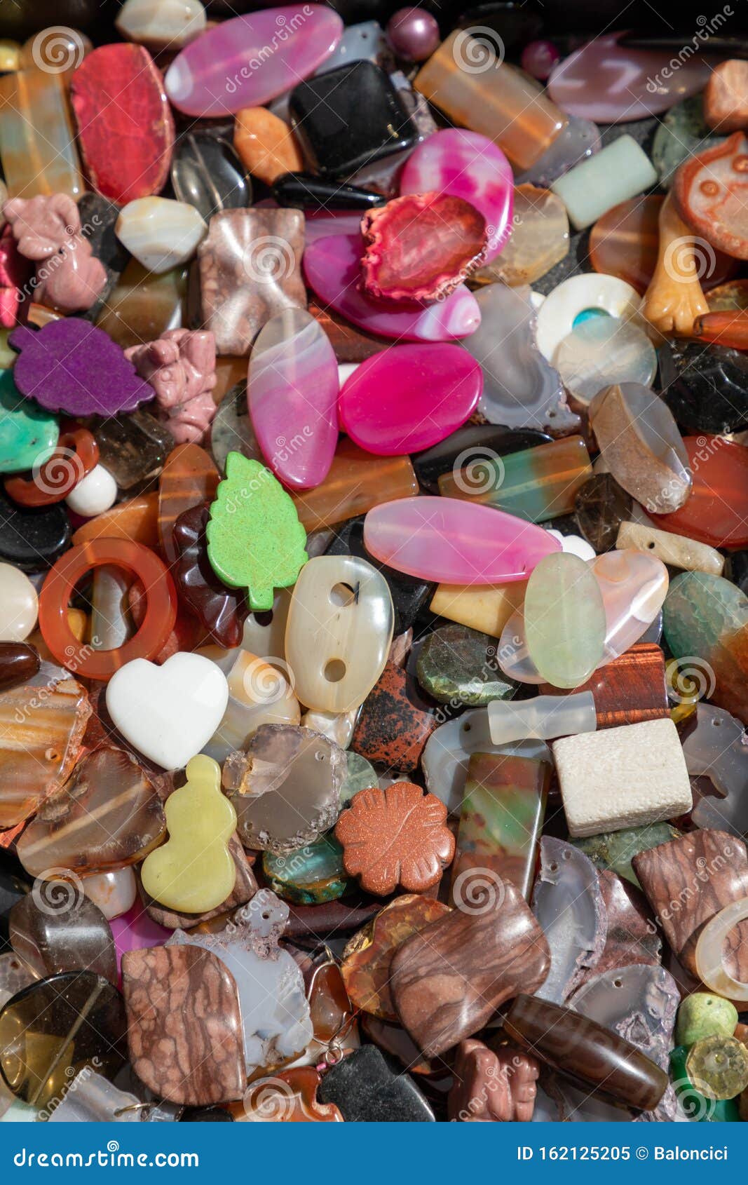 Bijoux Plastic Stones stock image. Image of gemstones - 162125205