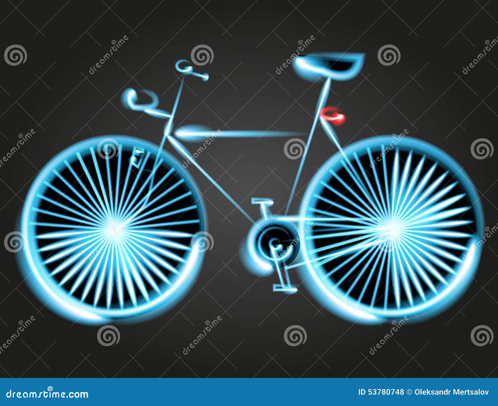 Bike Abstract Vector Illustration Mask Bicycle Stock Illustration ...
