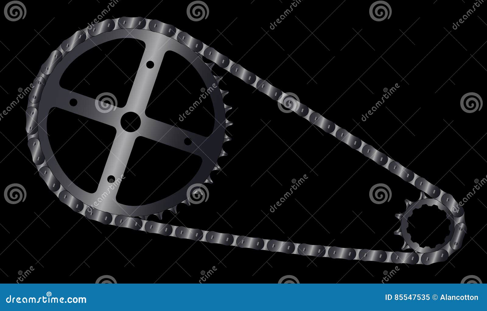 Bike Chain Background stock vector. Illustration of links - 85547535