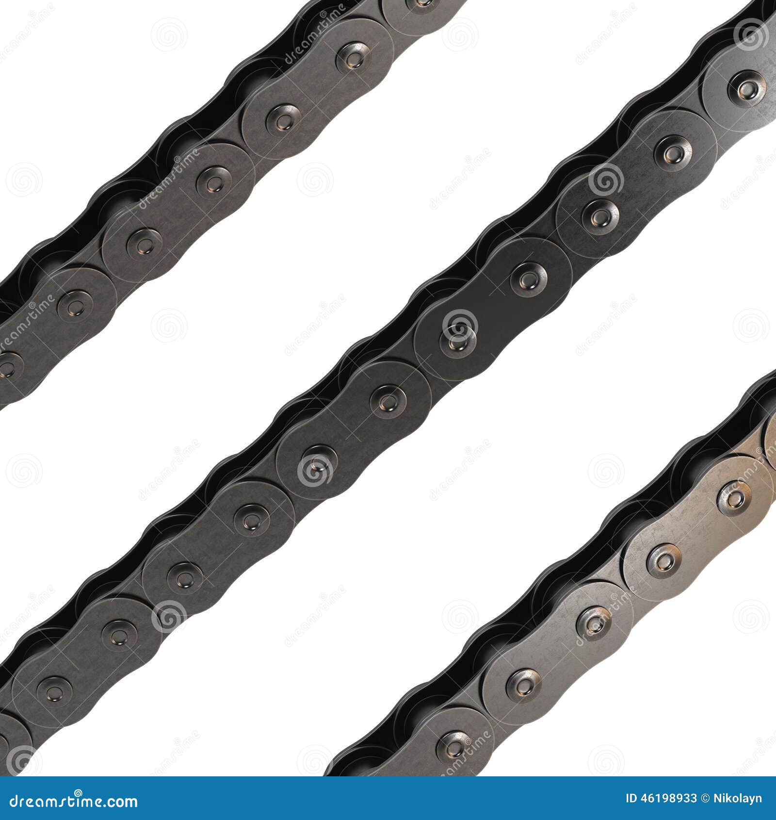Bike chains stock image. Image of mechanical, machinery - 46198933