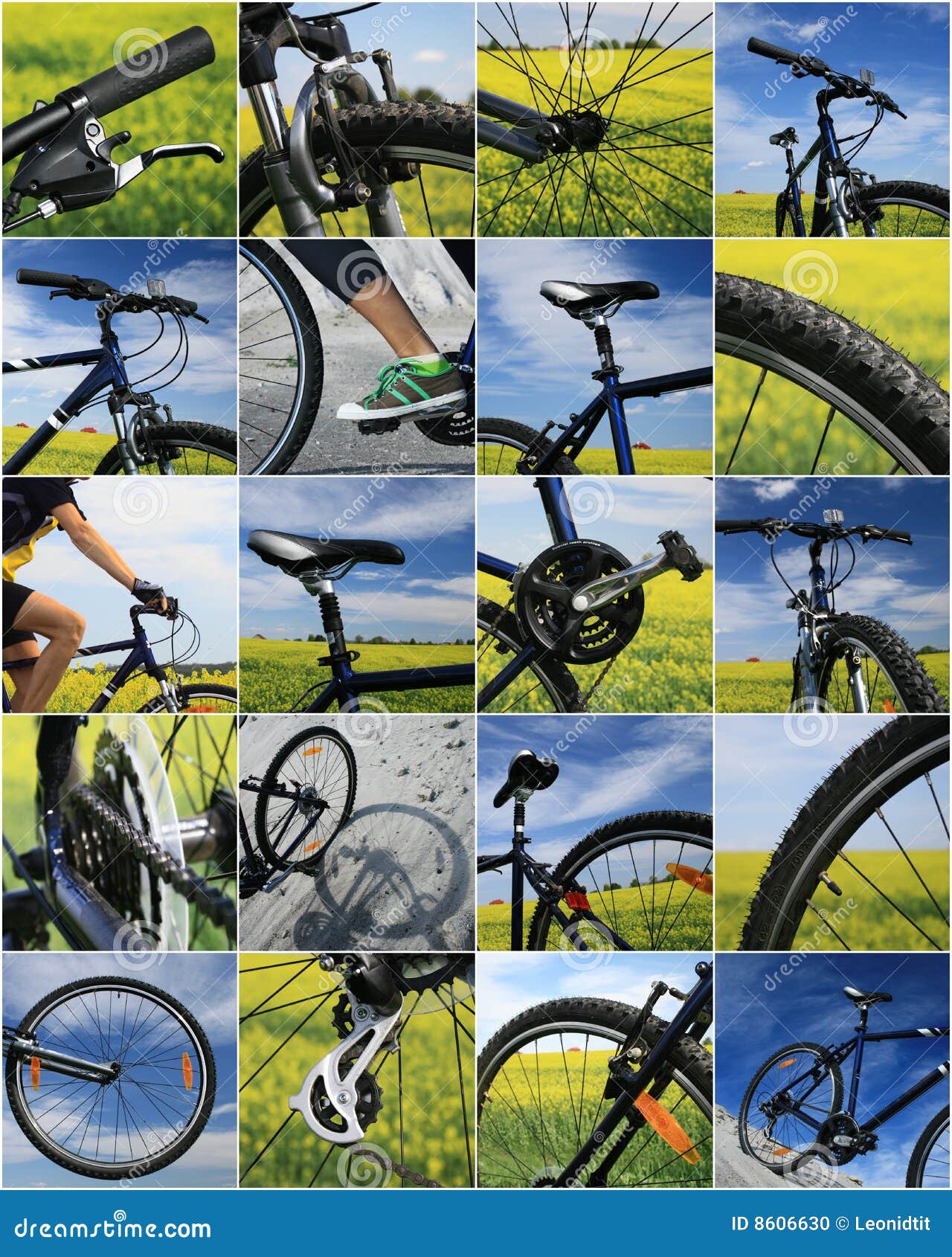 Bike collage stock photo. Image of heaven, hike, activity - 8606630