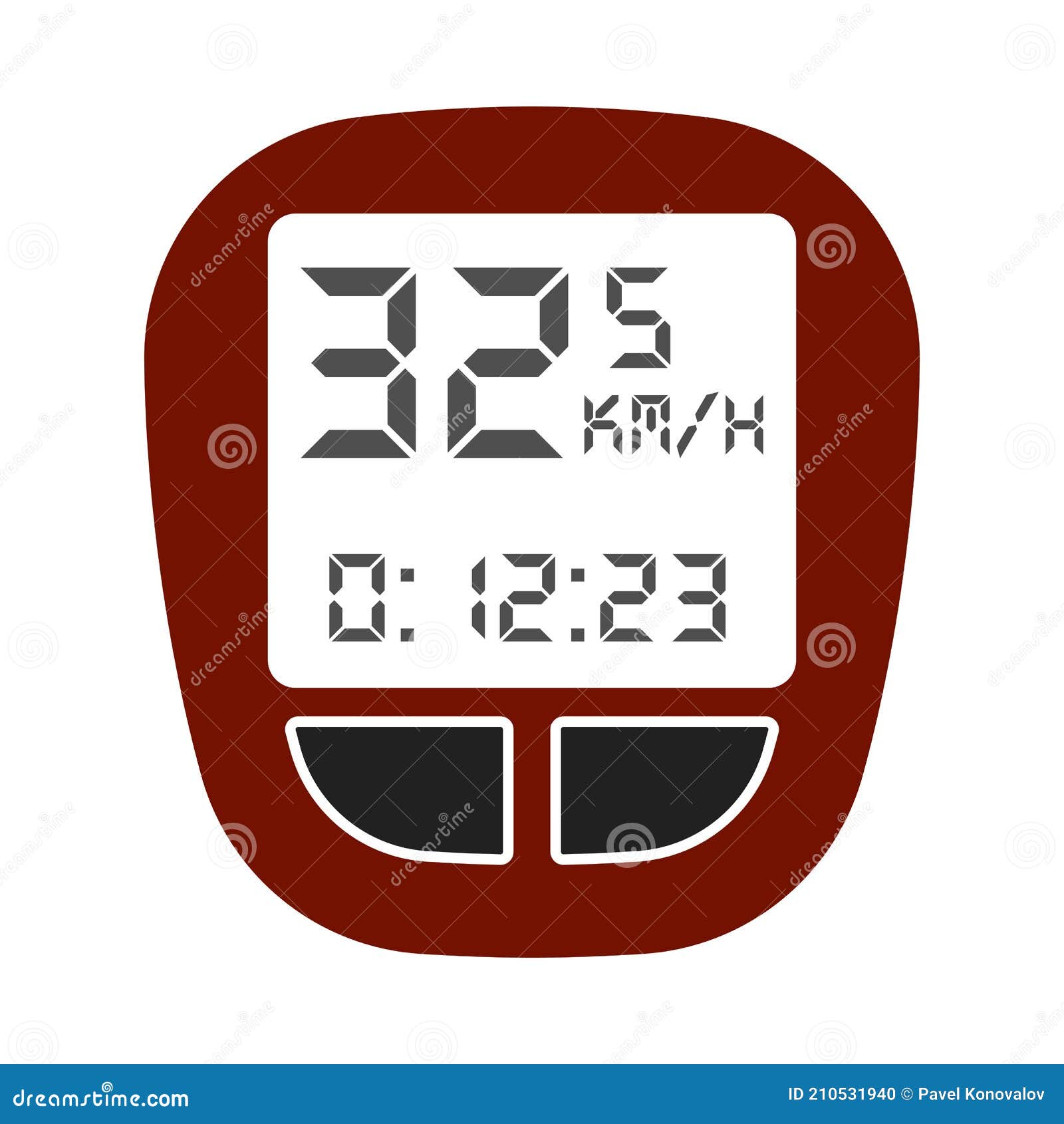 Bike Computer Icon stock vector. Illustration of limit - 210531940