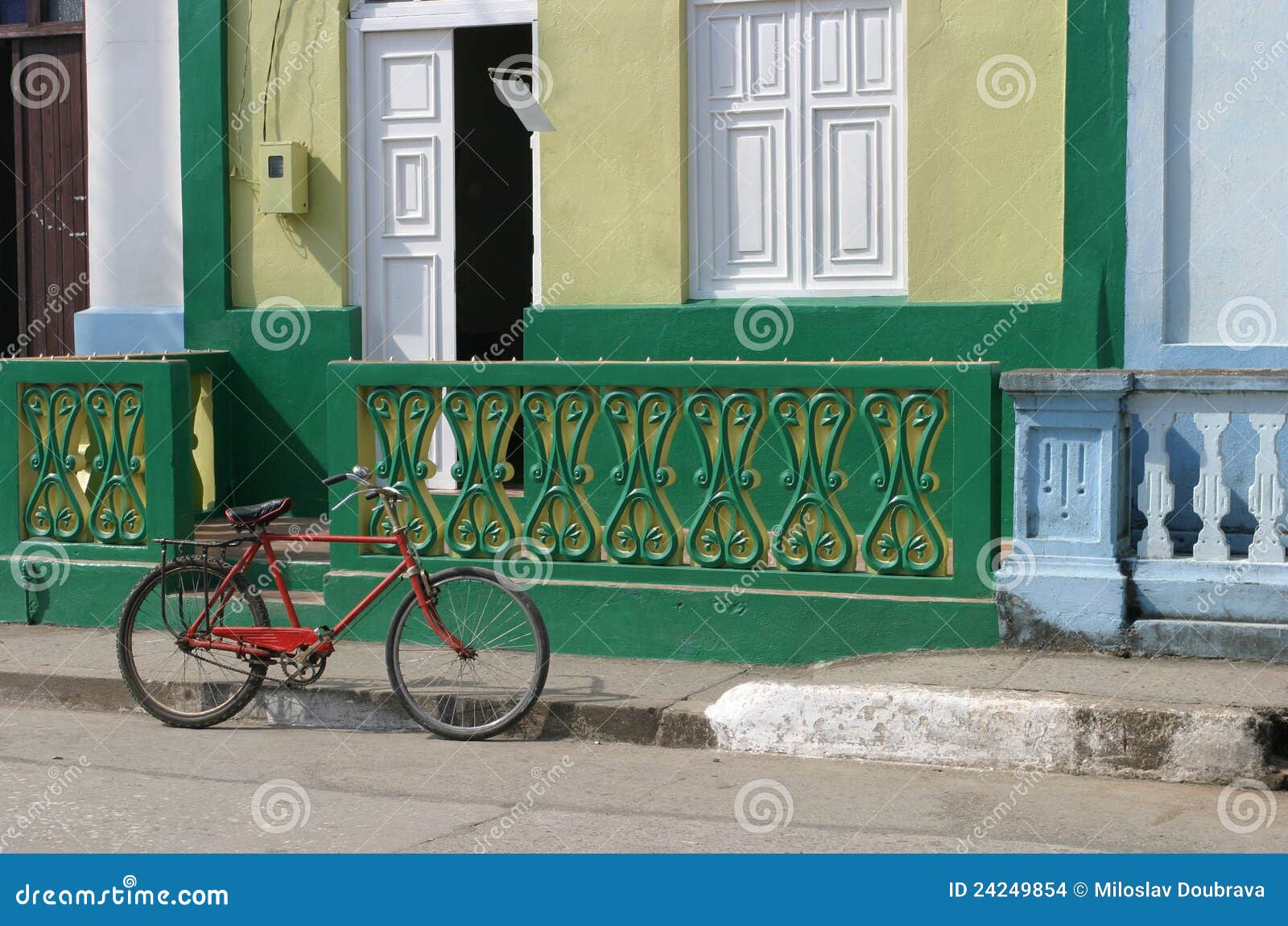 Bike from Cuba stock photo. Image of town, urban, green - 24249854