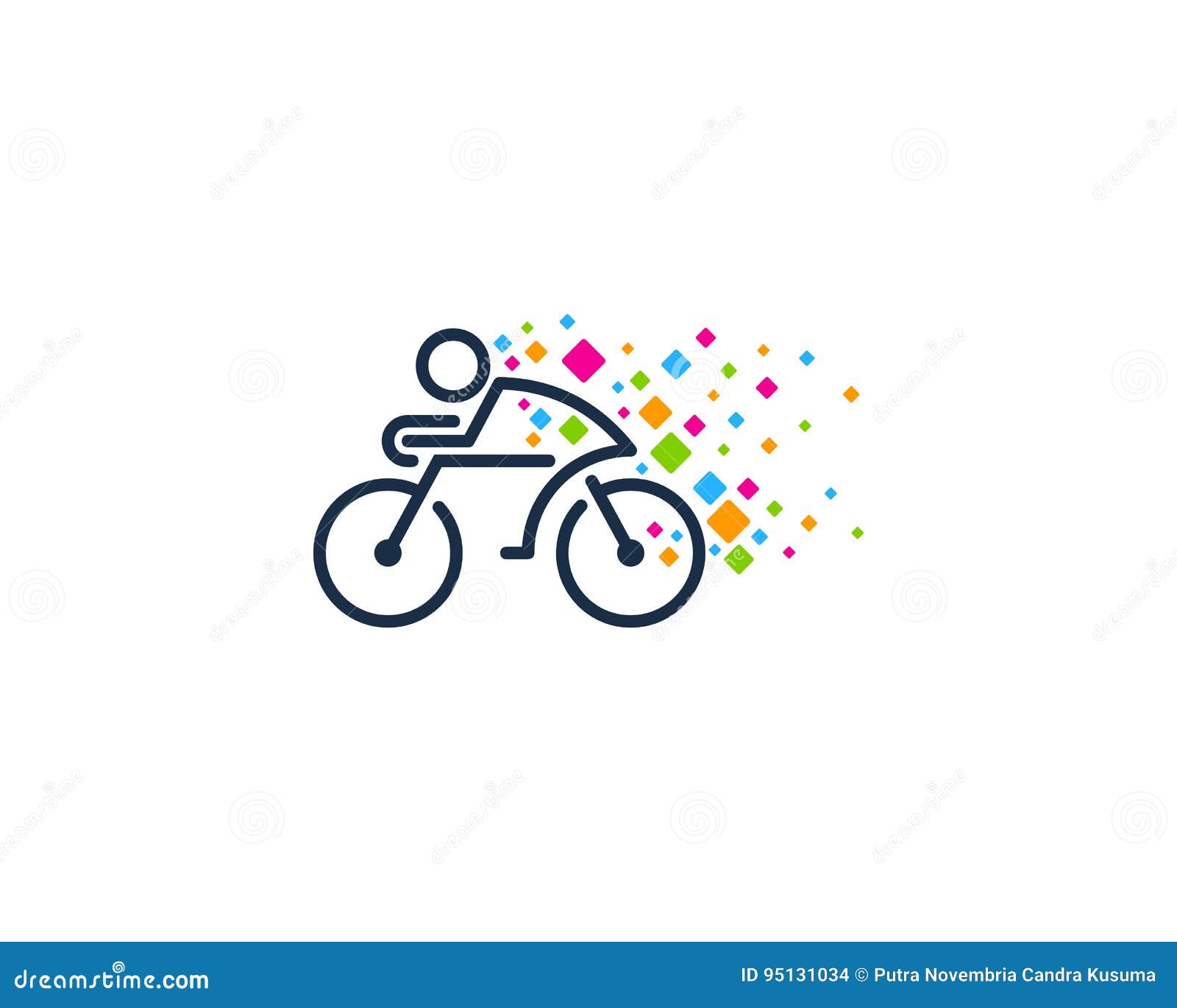 Bike Cycle Icon Logo Design Element Stock Vector - Illustration of ...