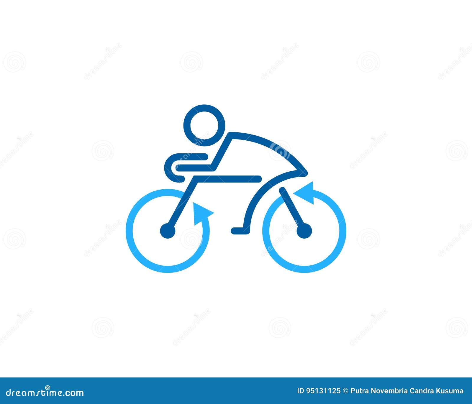 Bike Cycle Icon Logo Design Element Stock Vector - Illustration of ride ...
