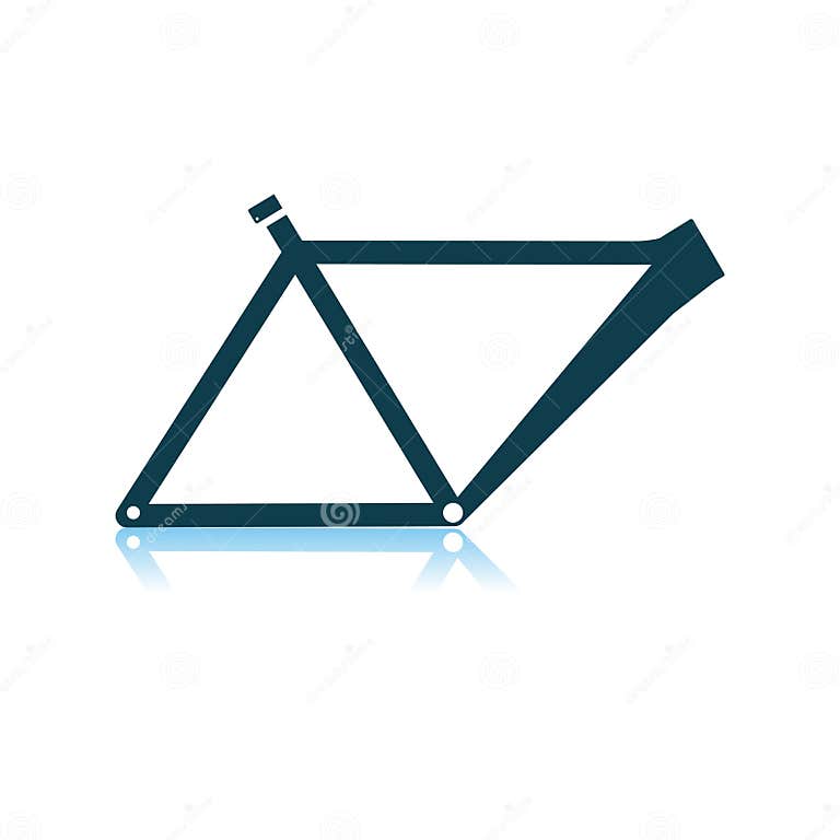 Bike Frame Icon stock vector. Illustration of frame - 209862288