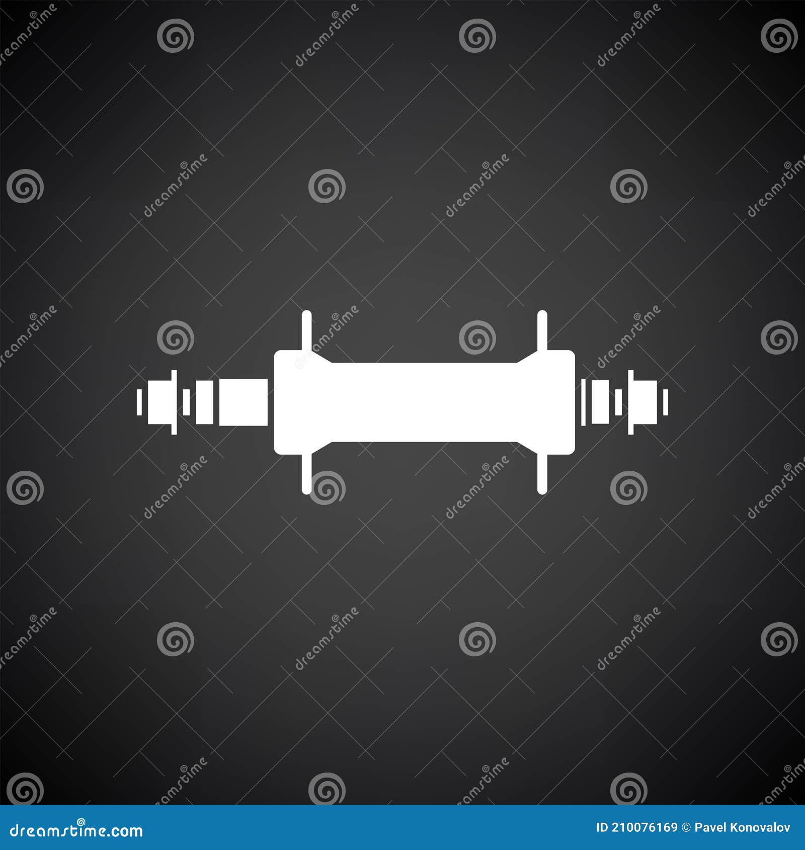 Bike Hub Icon stock vector. Illustration of bike, road - 210076169