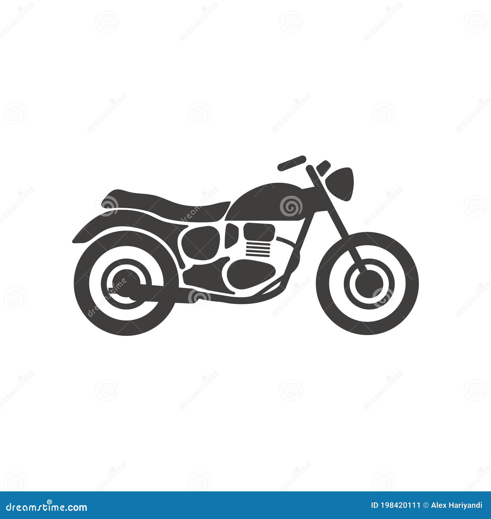 Motorcycle Icon, Motorbike Icon. Vector Illustration Stock Vector ...