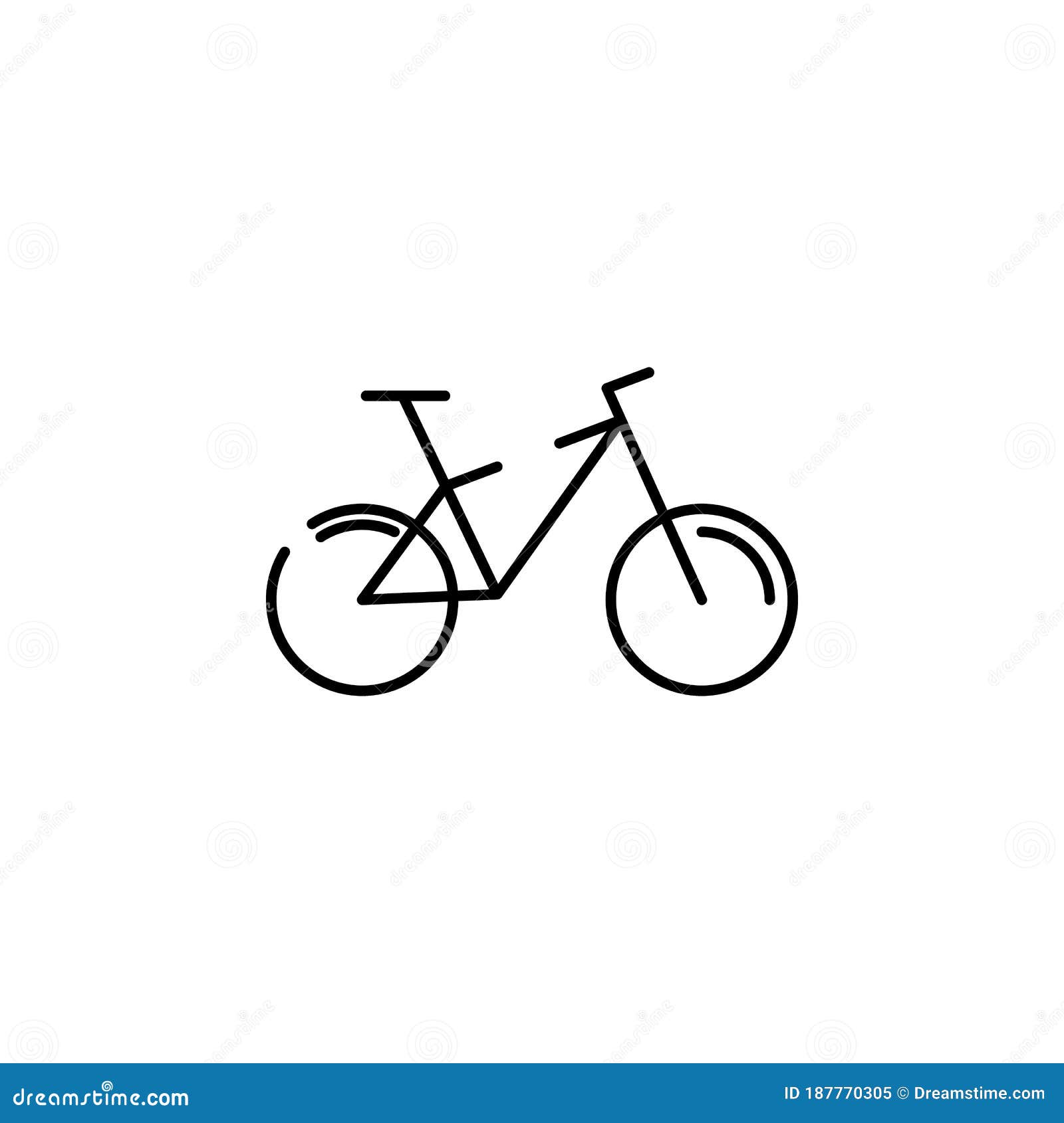 A Bike Icon. Element of Transportation Icon for Mobile Concept and Web ...