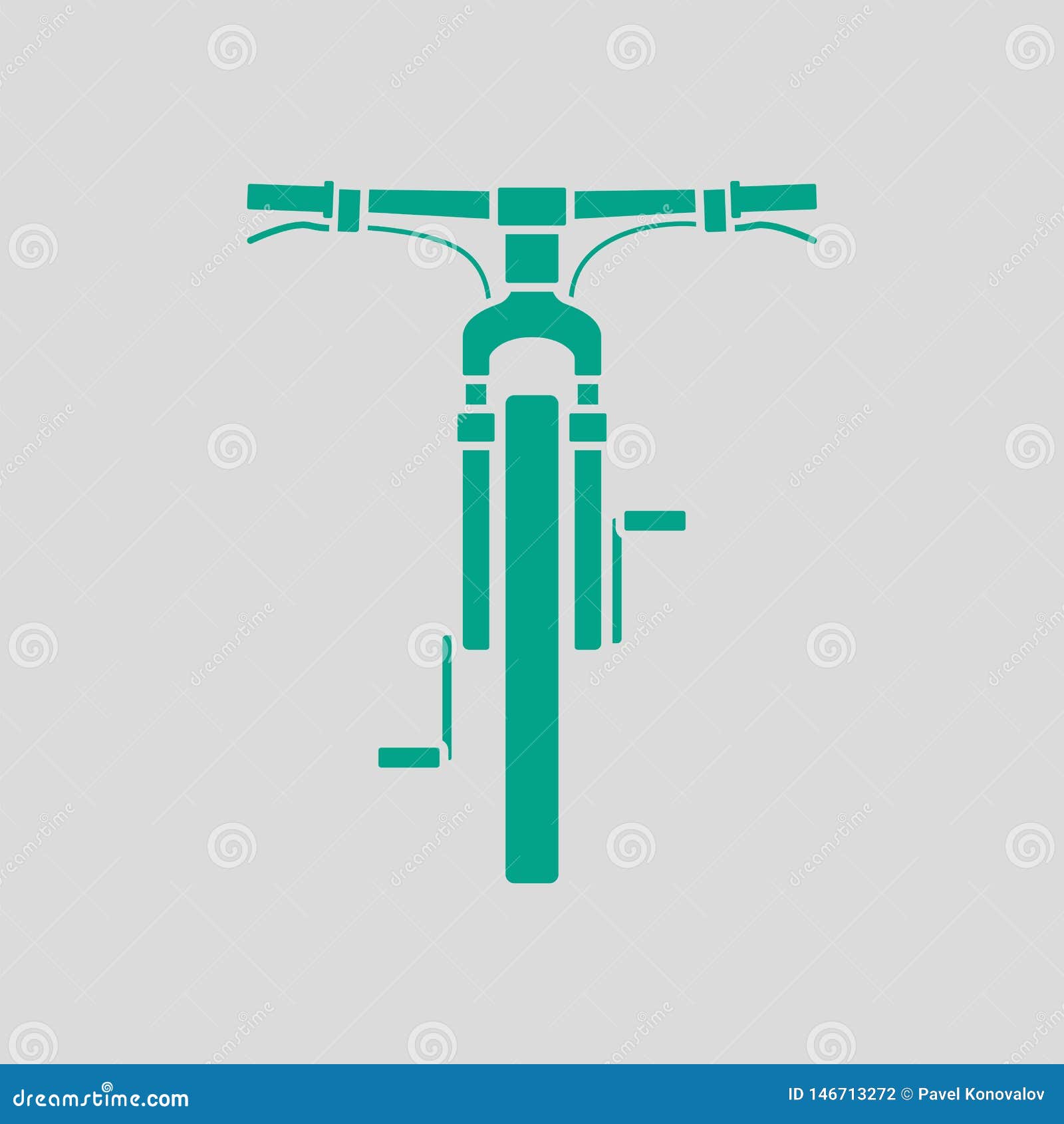 Bike Icon Front View stock vector. Illustration of white - 146713272