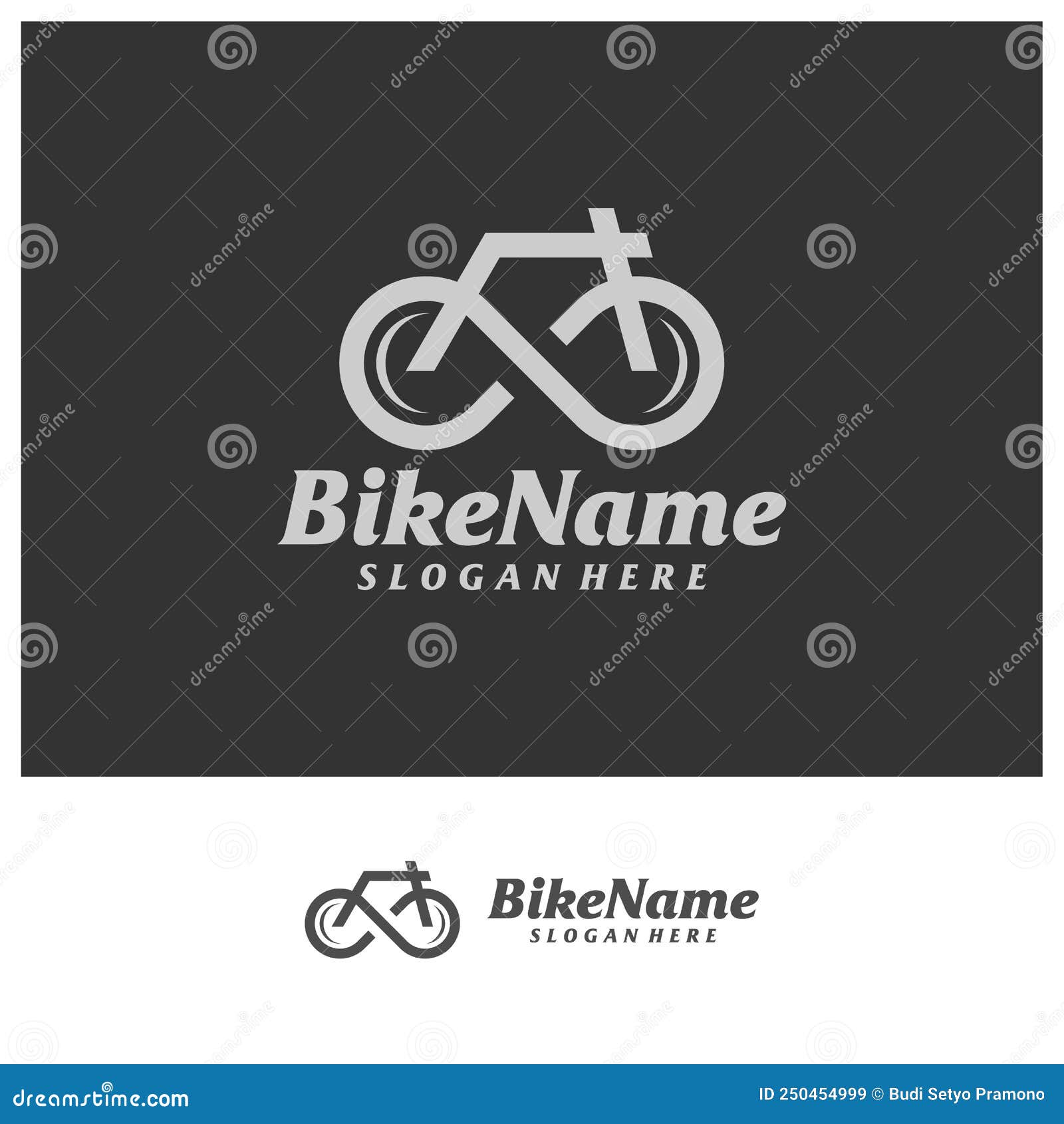 Bike Infinity Logo Design Template. Bike Logo Concept Vector Stock ...
