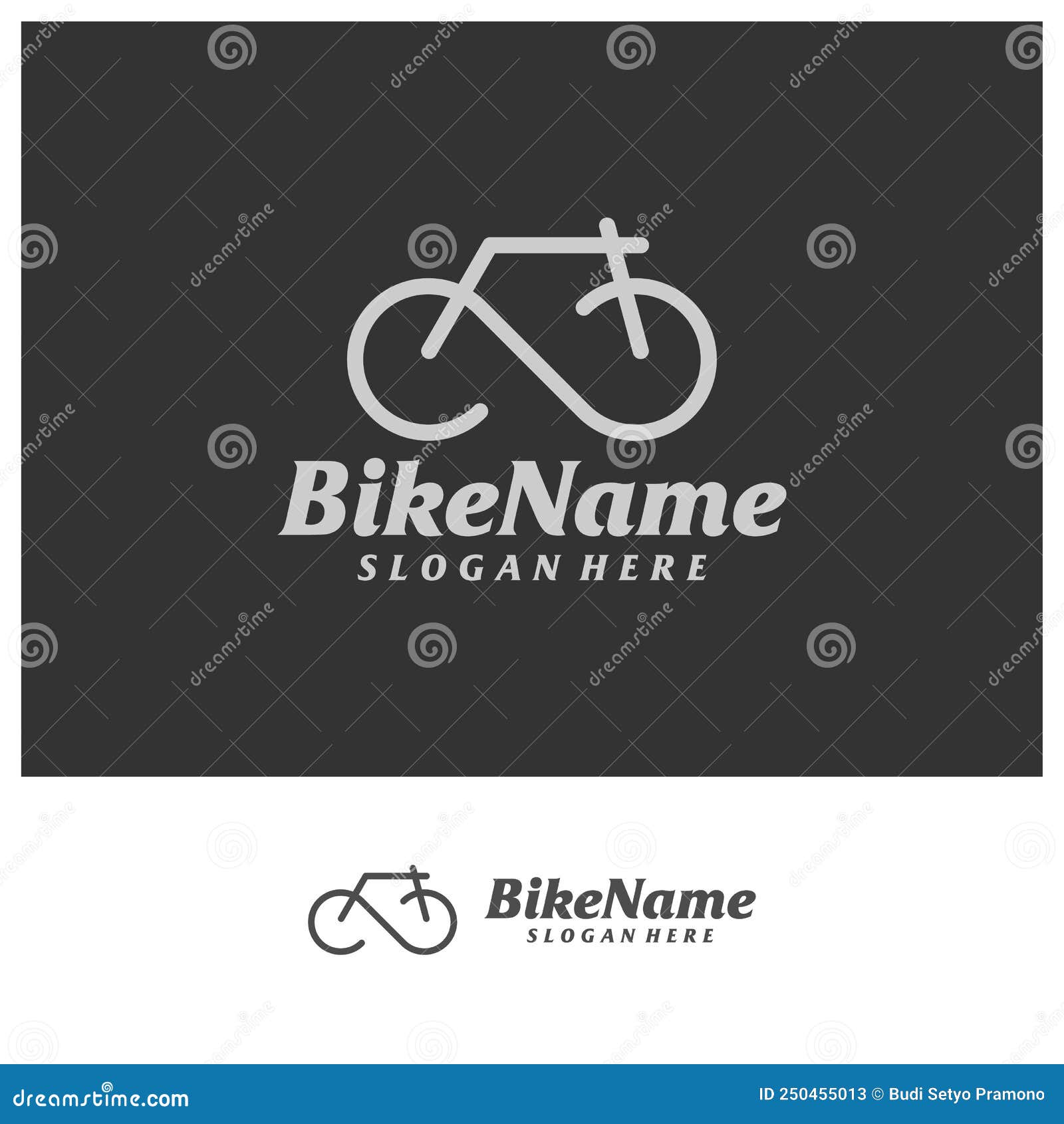 Bike Infinity Logo Design Template. Bike Logo Concept Vector Stock ...