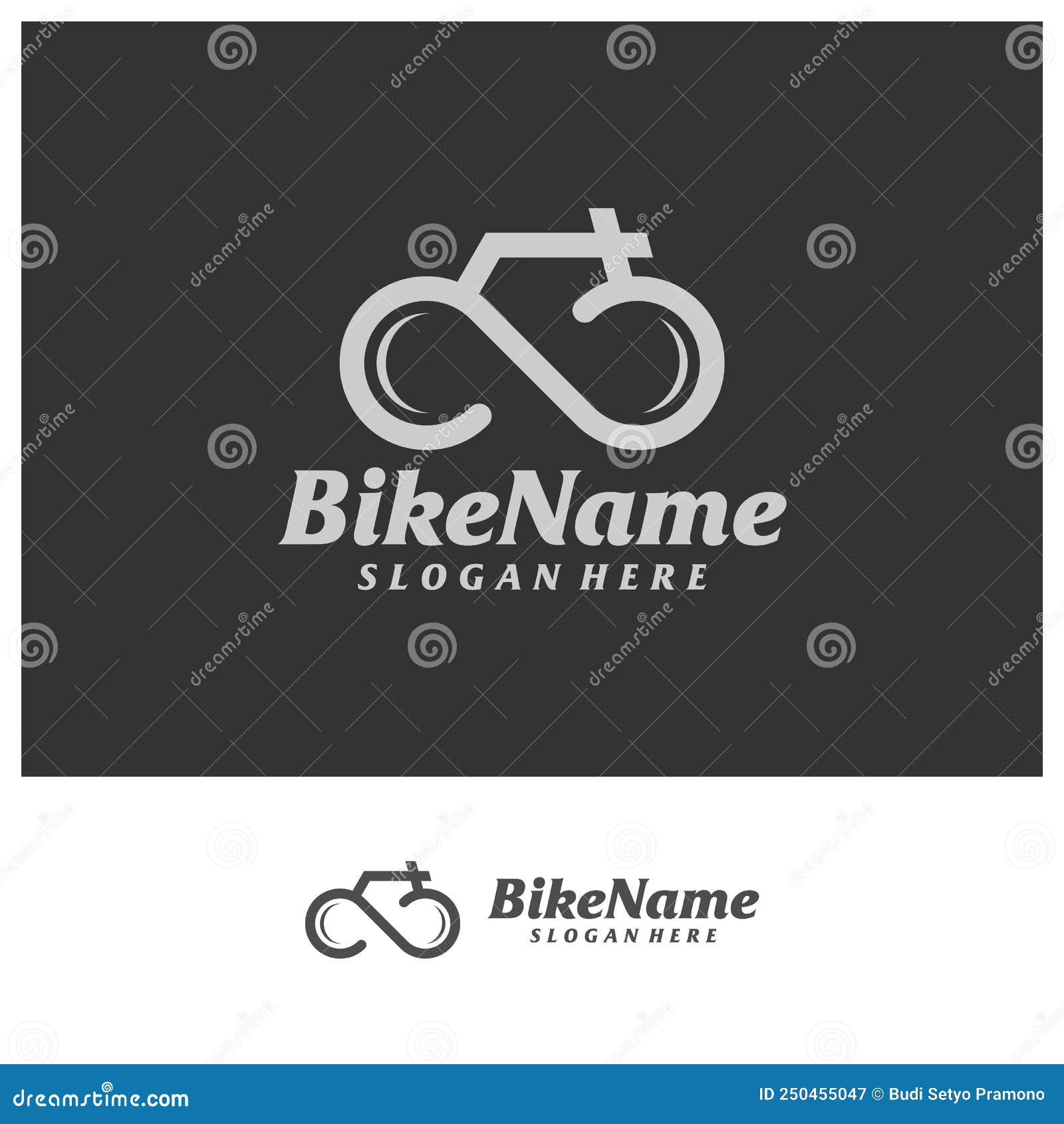 Bike Infinity Logo Design Template. Bike Logo Concept Vector Stock ...