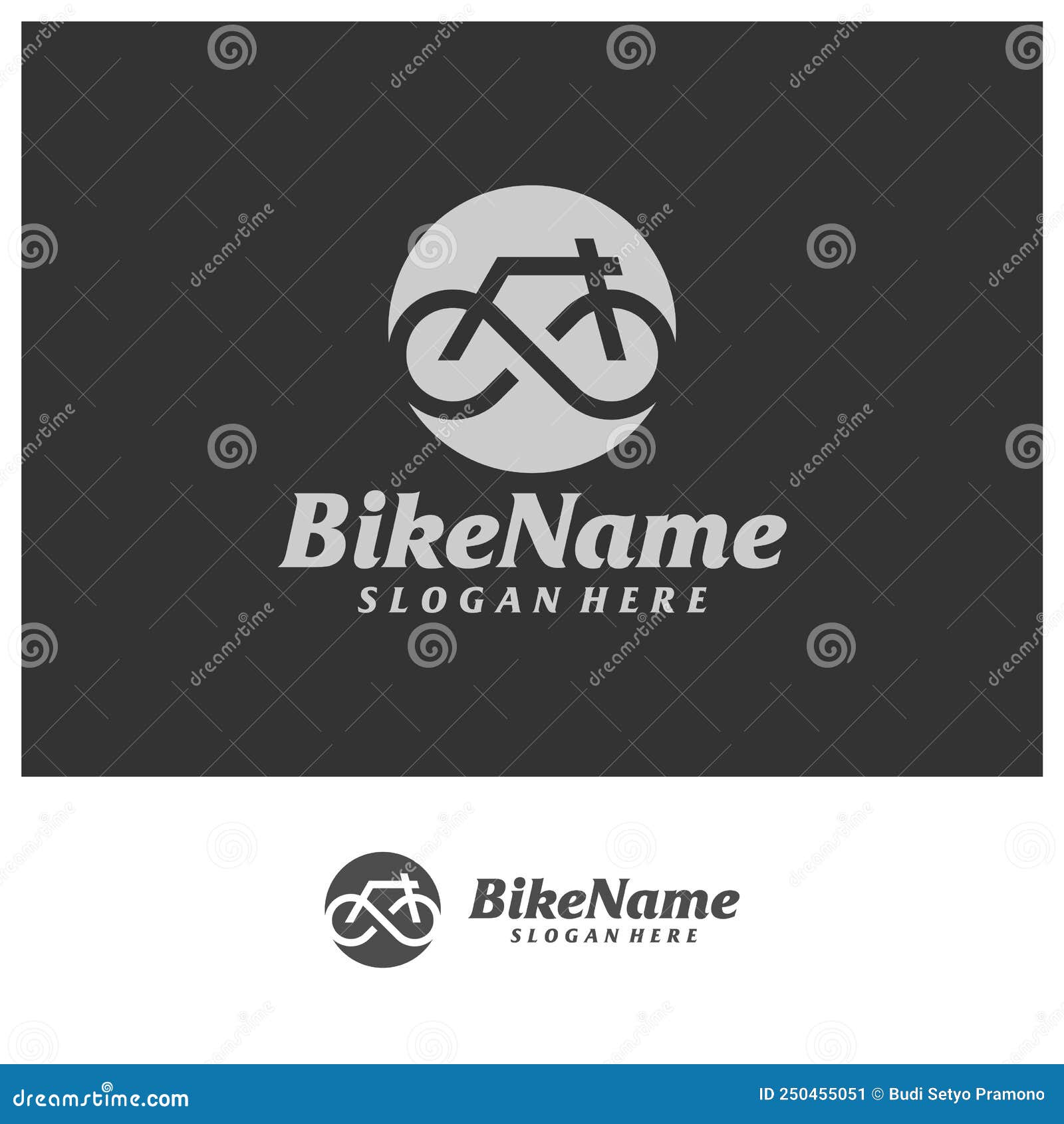 Bike Infinity Logo Design Template. Bike Logo Concept Vector Stock ...