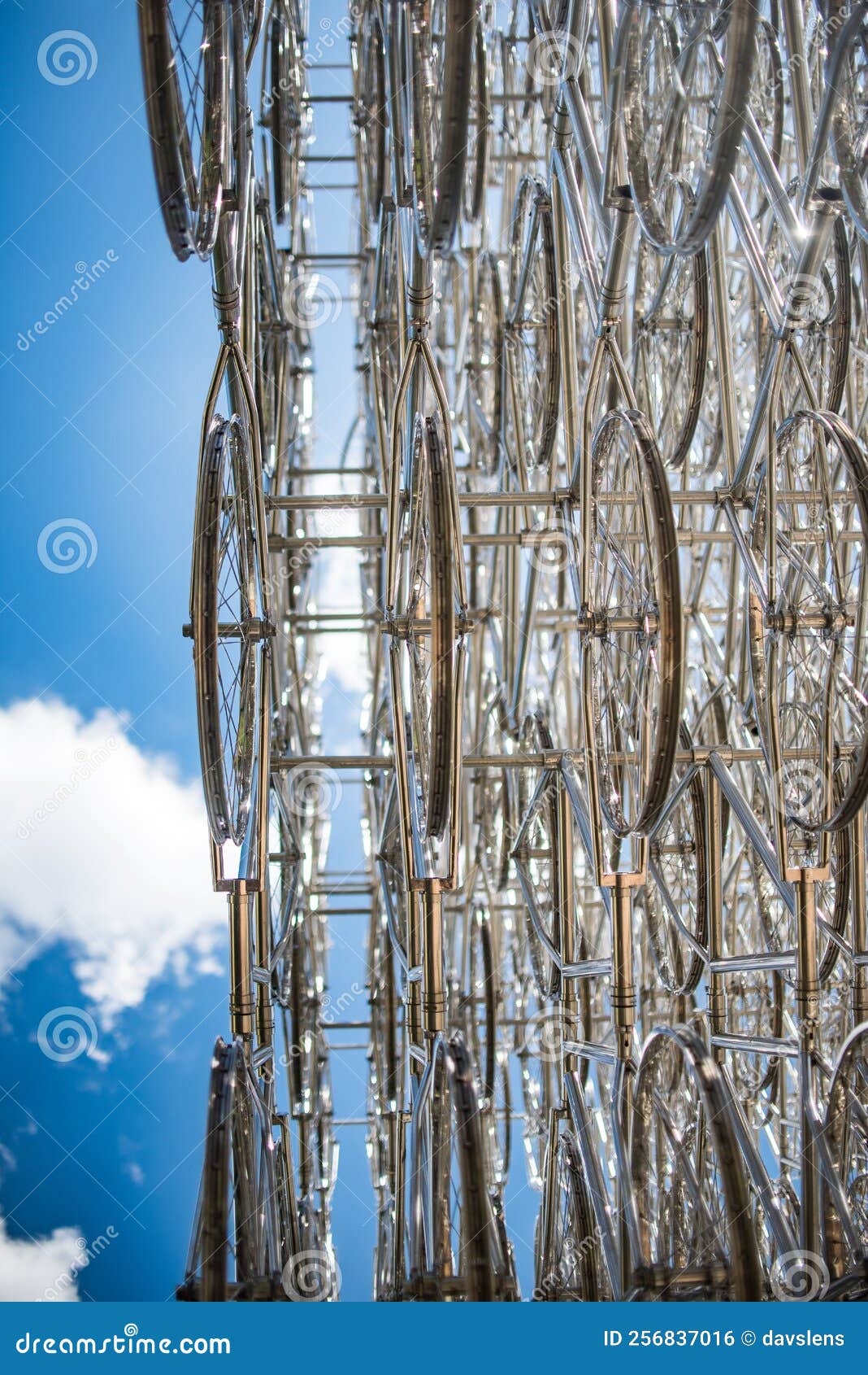 Bike installation editorial photo. Image of branch, installation ...