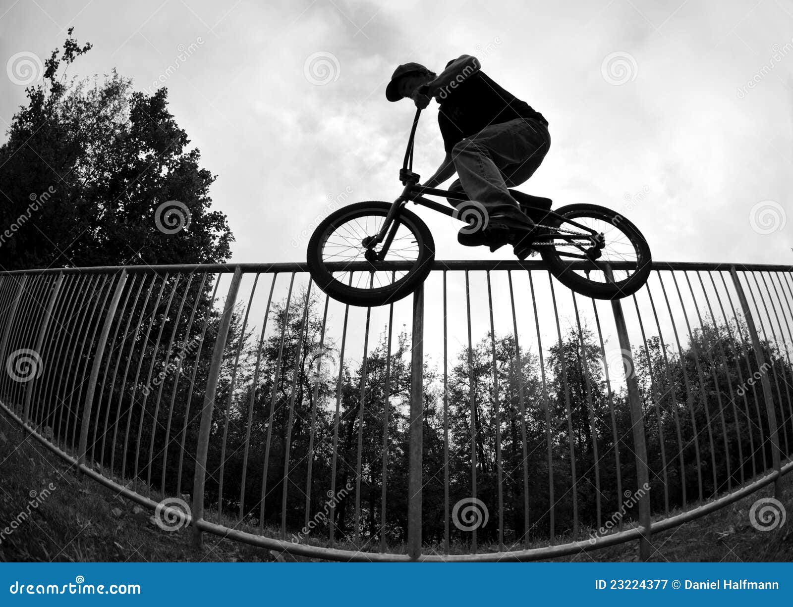 Bike jump silhouette stock image. Image of recreation - 23224377