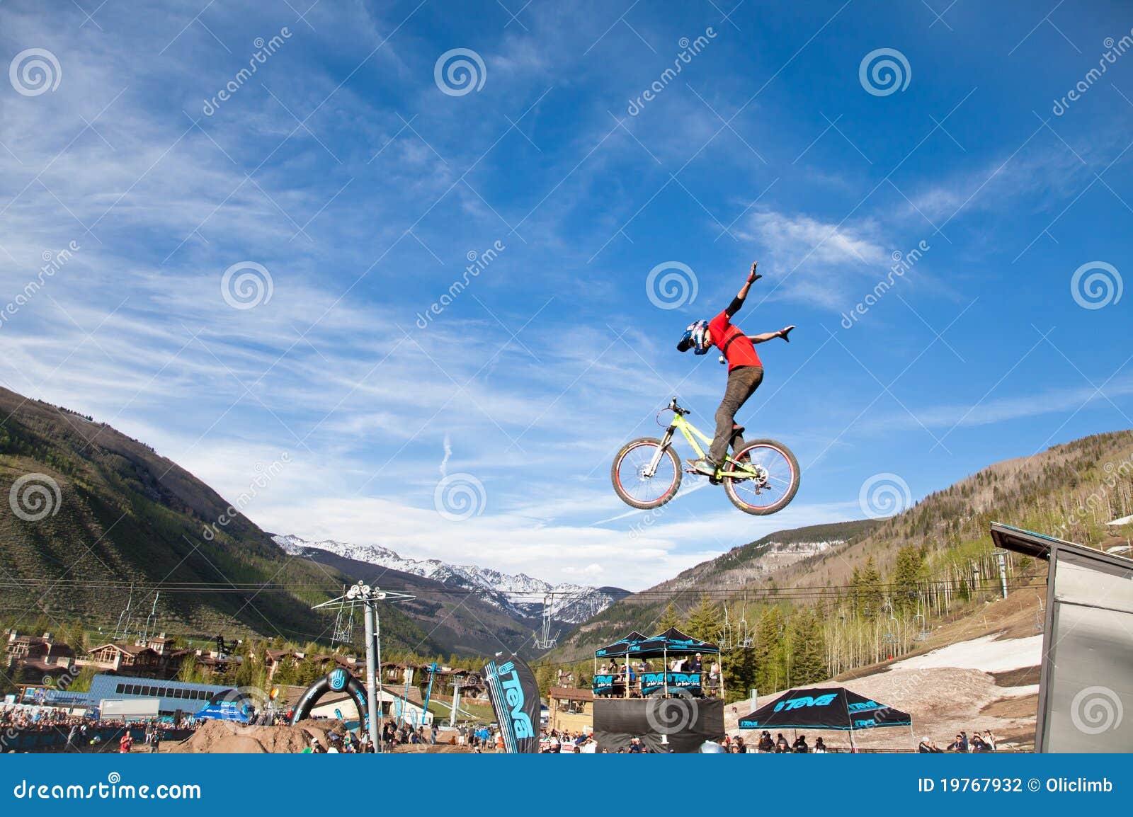 Bike Jump during the Slopestyle Final Editorial Photography - Image of ...