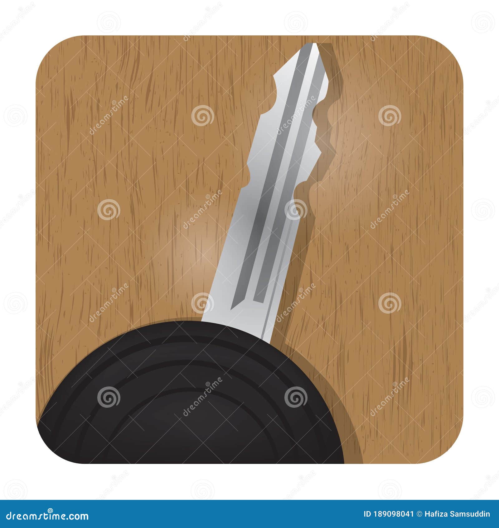 Bike Key. Vector Illustration Decorative Design Stock Vector ...