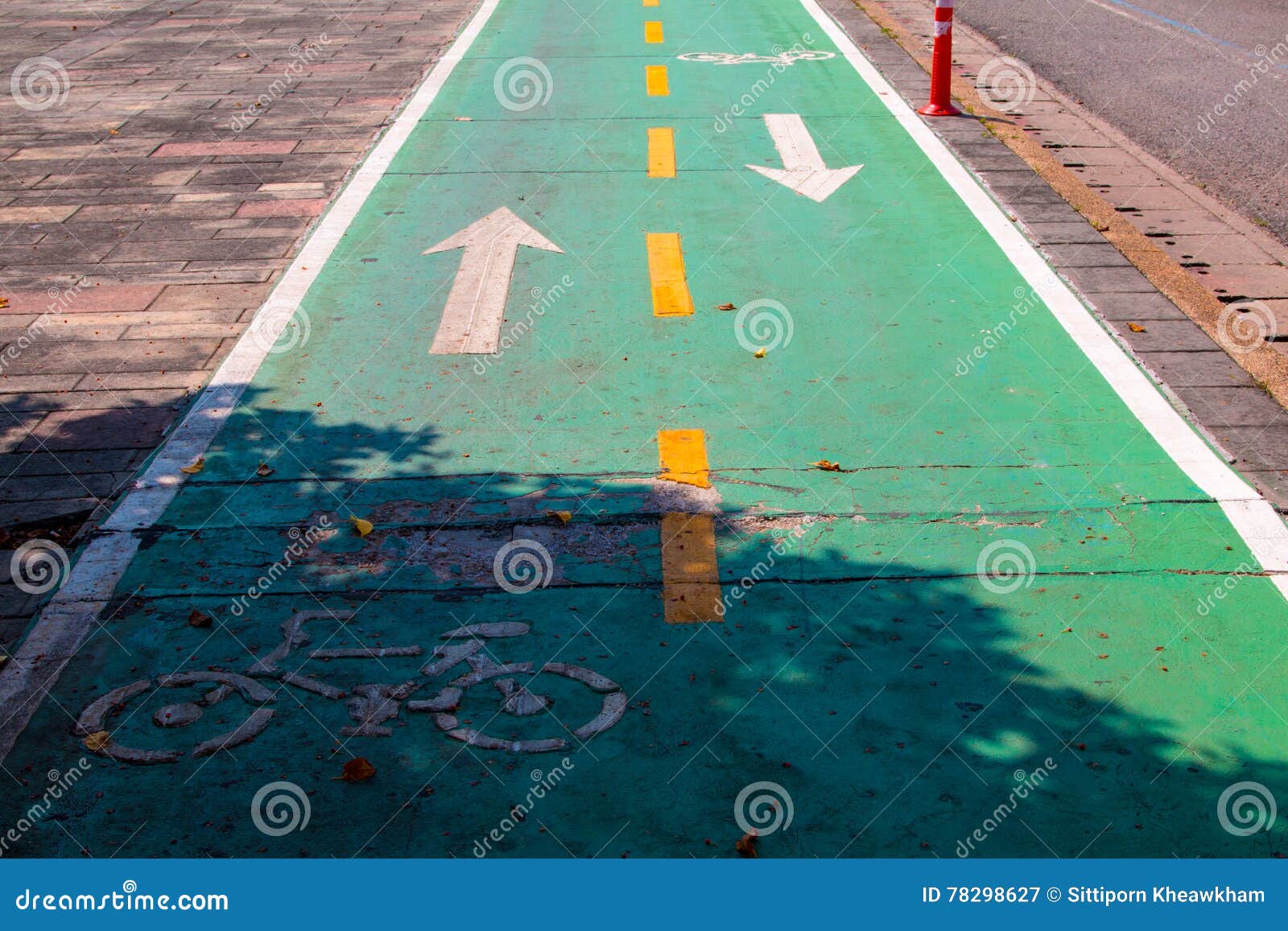Bike lane asphalt texture stock image. Image of backdrop - 78298627