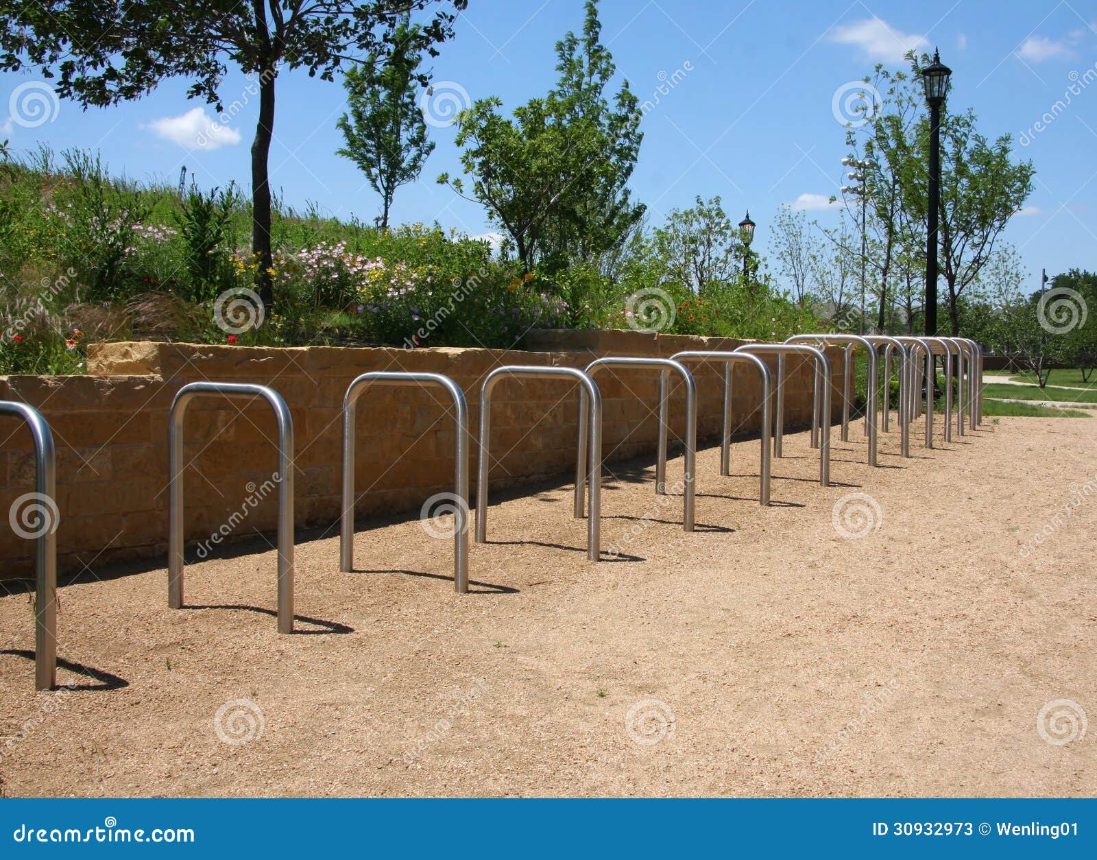 Bike Parking Signage On Footpath Royalty-Free Stock Image ...