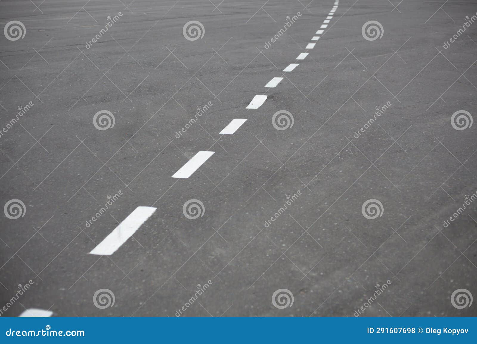 Bike Path. Markings on the Road Stock Photo - Image of broken, cyclist ...
