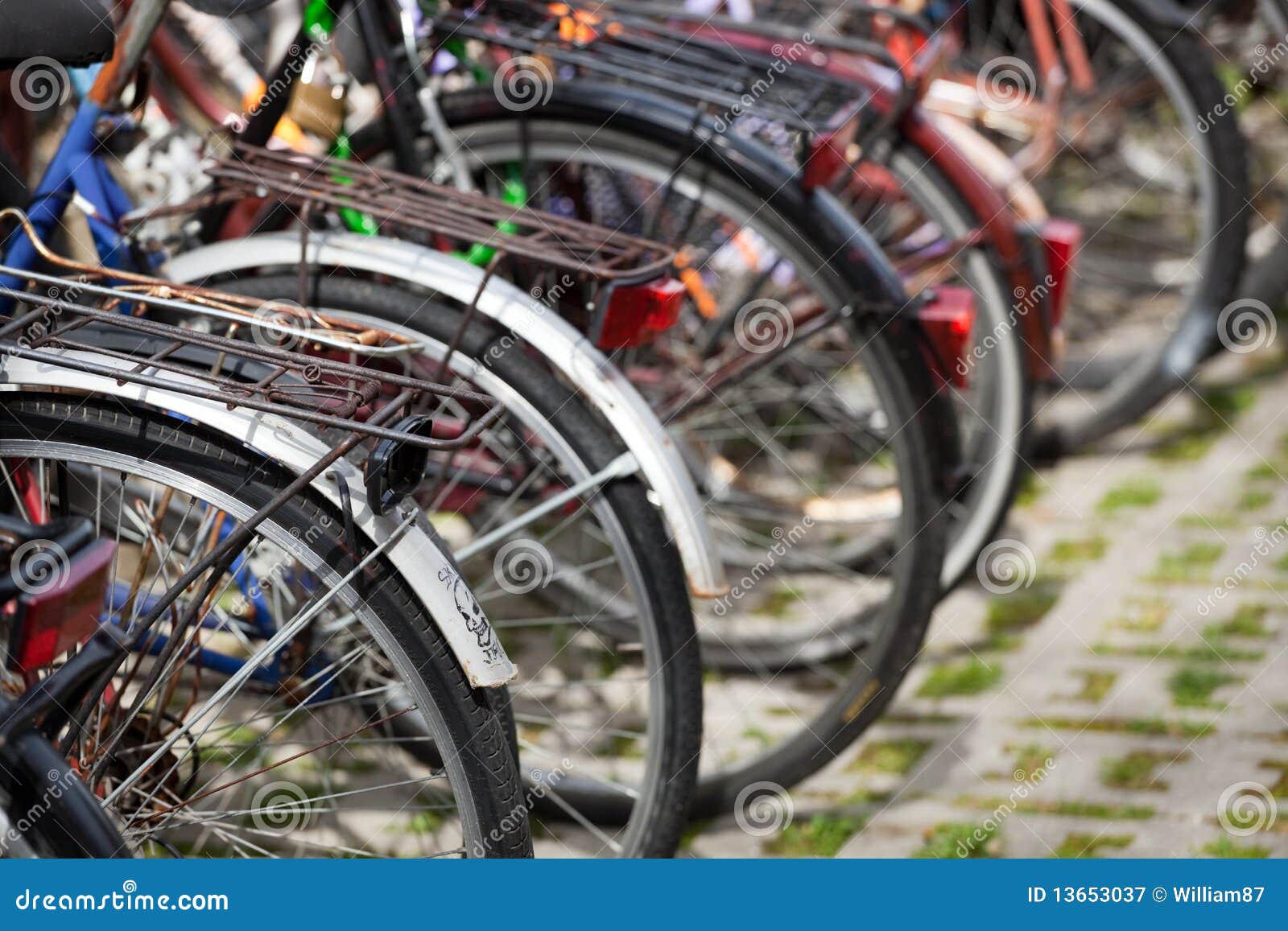 Bike rack stock image. Image of lifestyle, bicycle, rack - 13653037