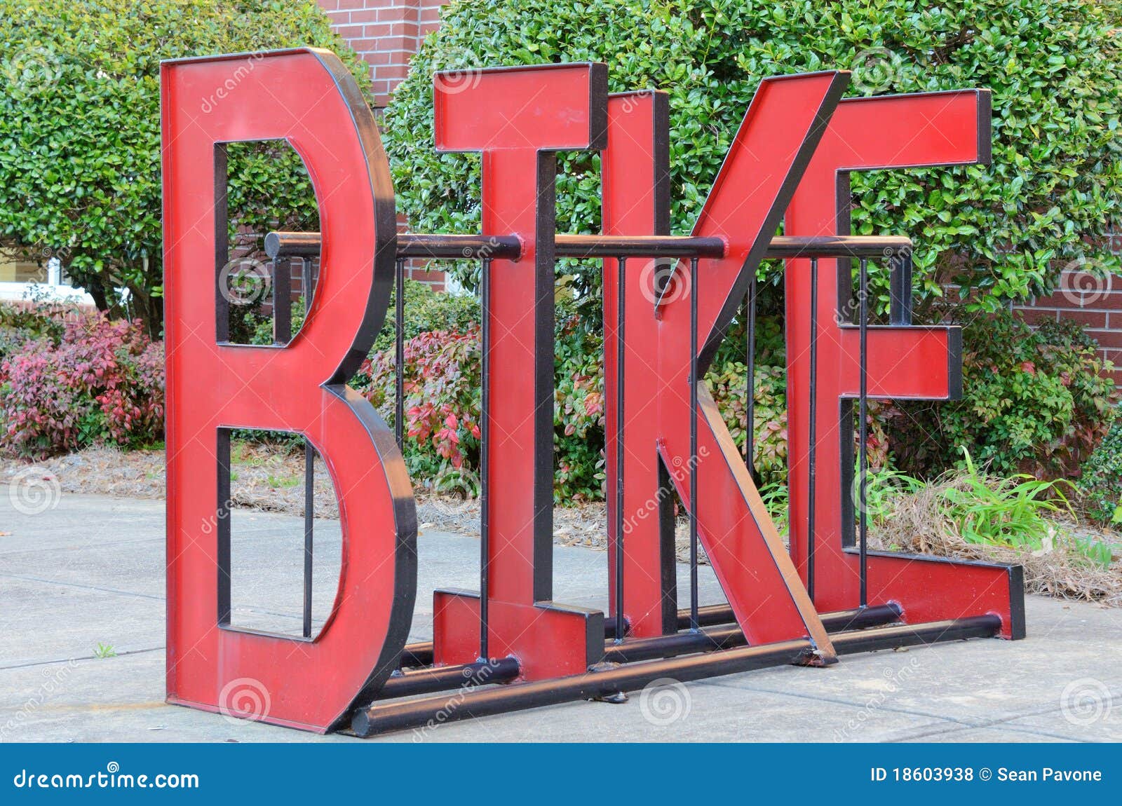 Bike Rack In Campus Stock Image | CartoonDealer.com #7095763