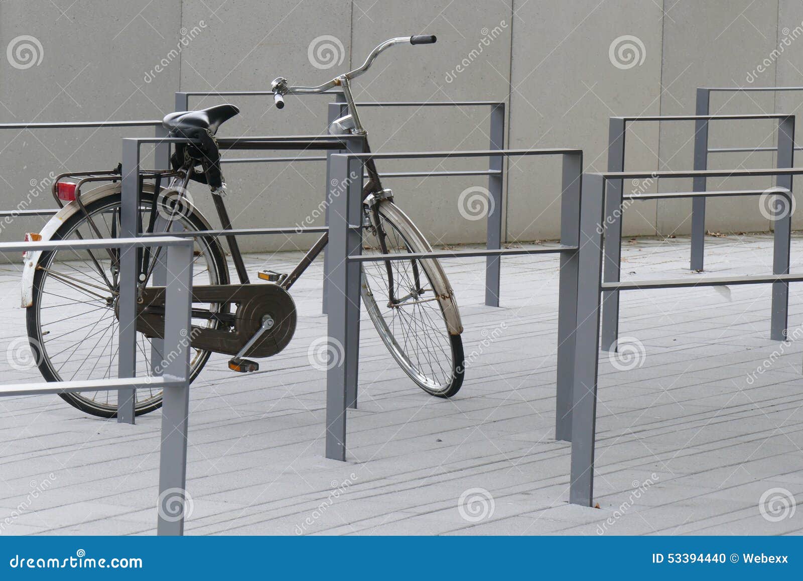 Bike racks stock photo. Image of metal, bicycle, stand - 53394440