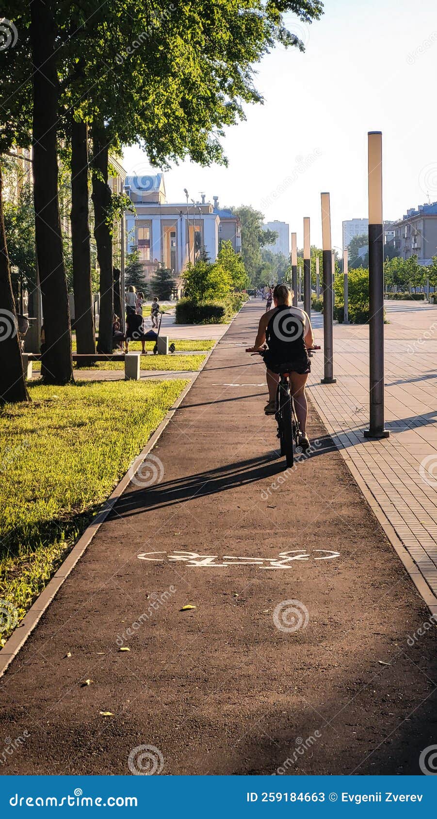 Bike ride in city editorial stock photo. Image of asphalt - 259184663