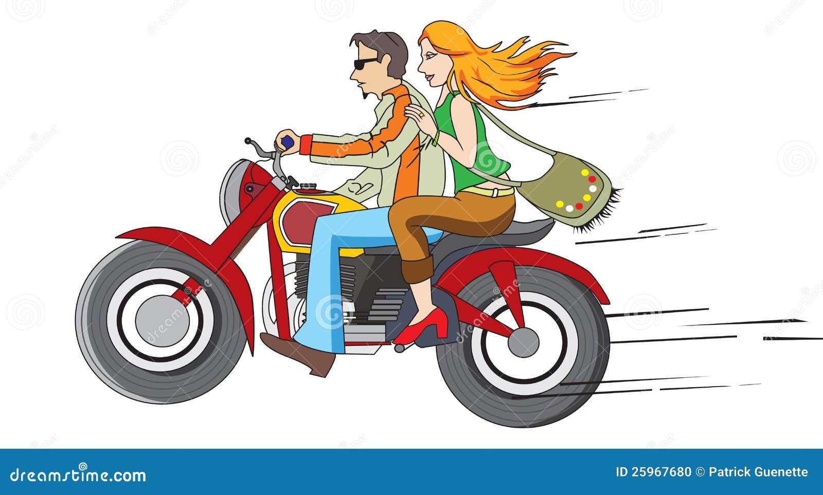 Bike Ride, illustration stock vector. Illustration of rider - 25967680