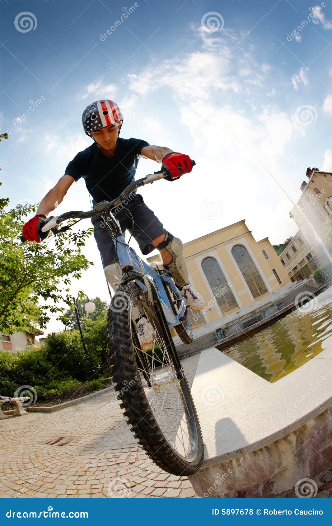 Bike rider stock photo. Image of freestyle, cycling, biking - 5897678