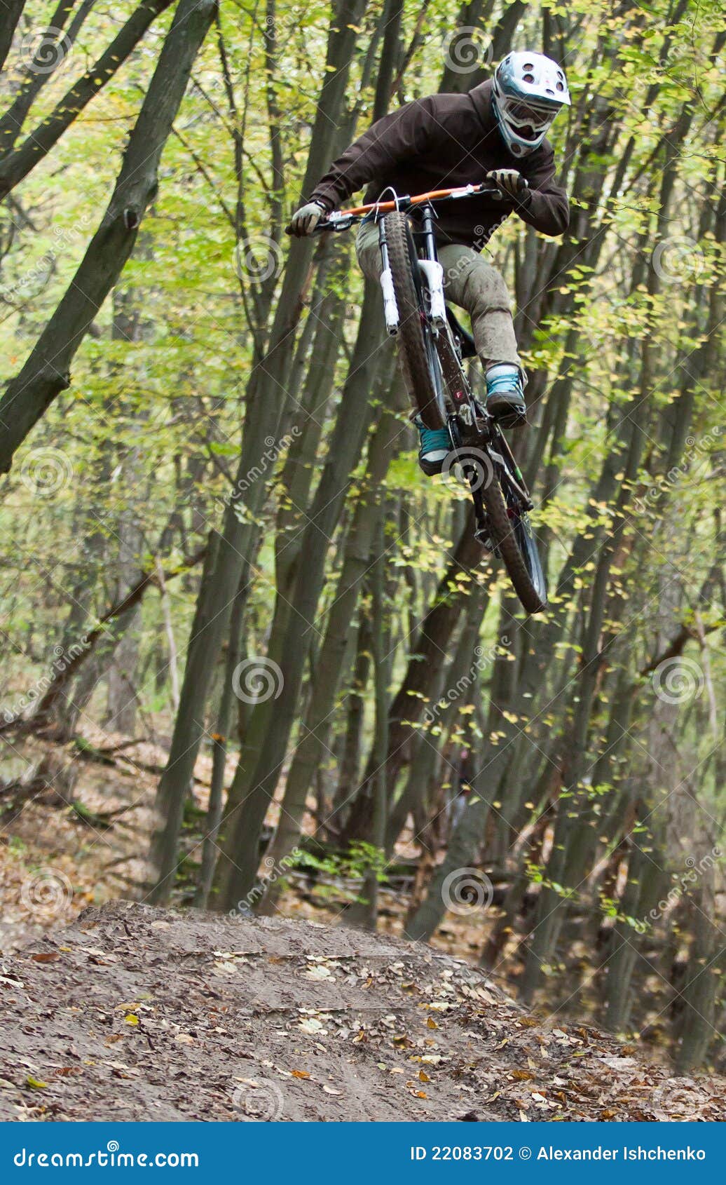 Bike Riders at Downhill Competition. Editorial Photography - Image of ...