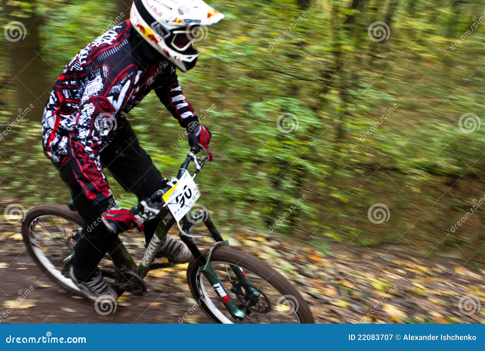 Bike Riders at Downhill Competition. Editorial Photography - Image of ...