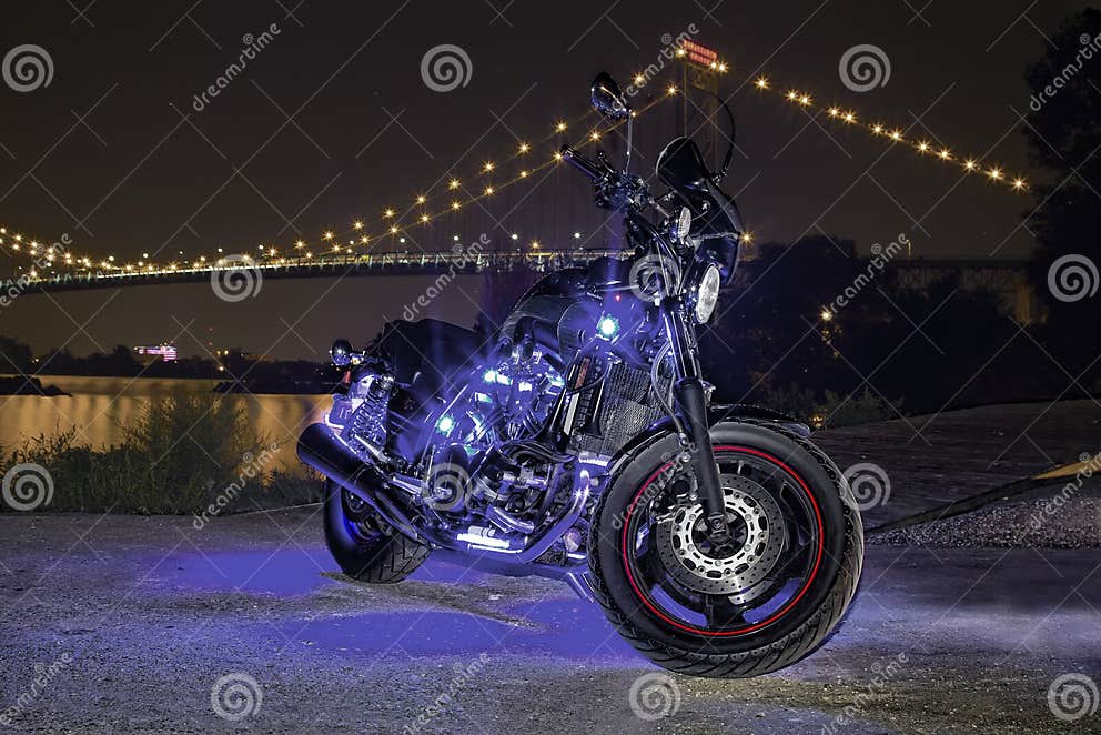 Bike on Riverfront stock photo. Image of coastline, light - 20556284