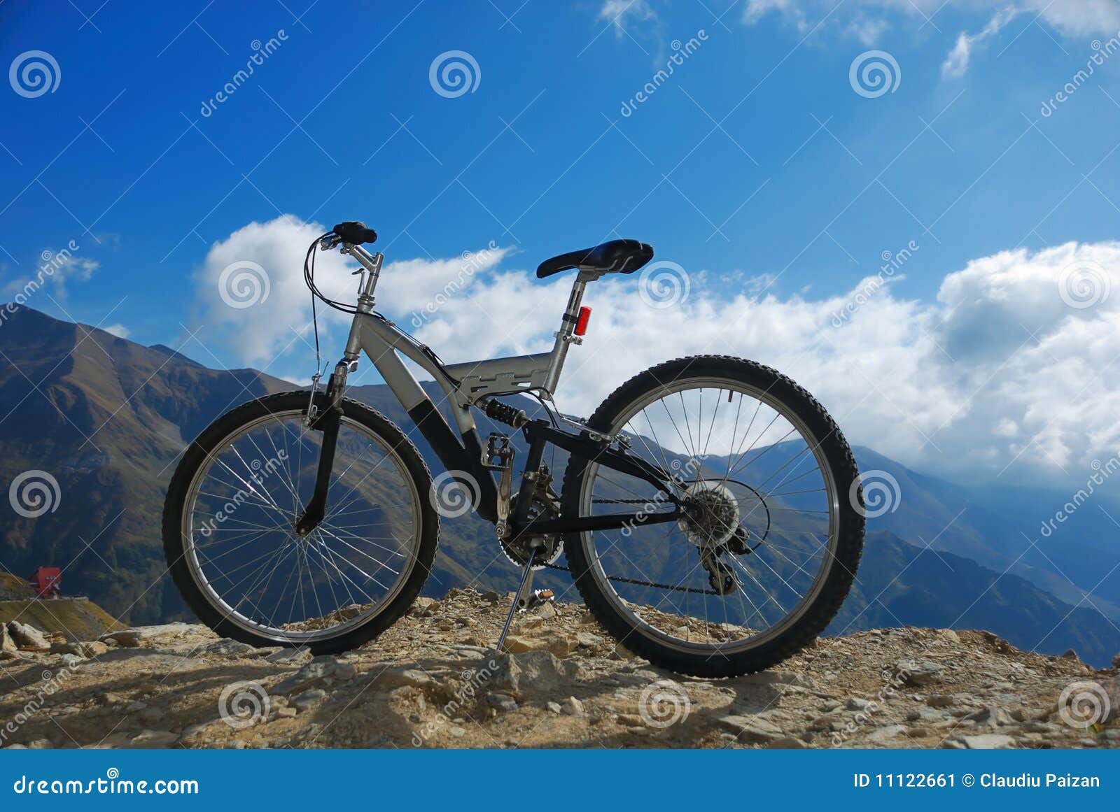Bike on rocks stock image. Image of recreation, nature - 11122661