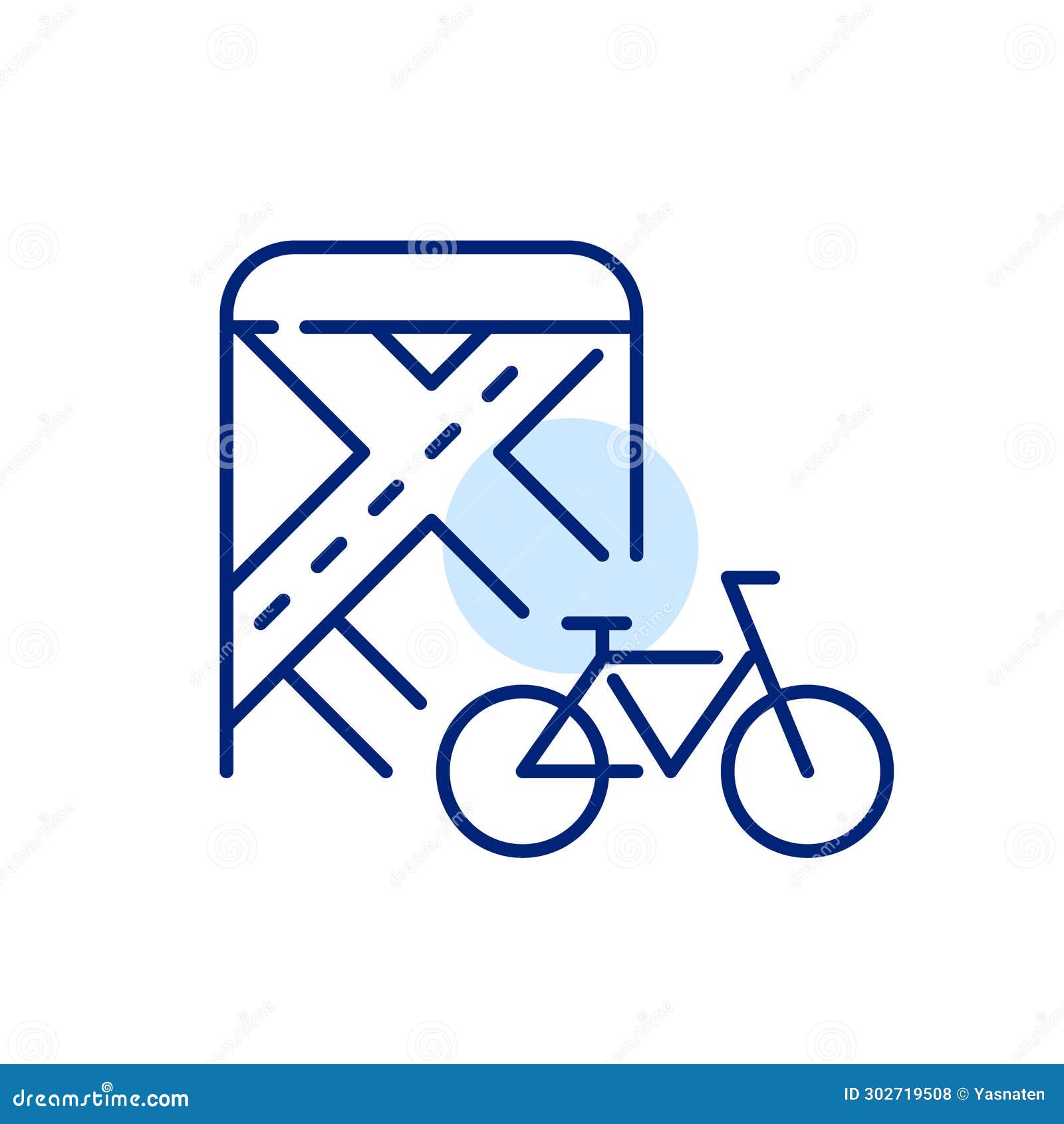Bike Sharing App. Bicycle and Map Showing Location Stock Vector ... Bike Sharing App. Bicycle and Map Showing Location Stock Vector ...