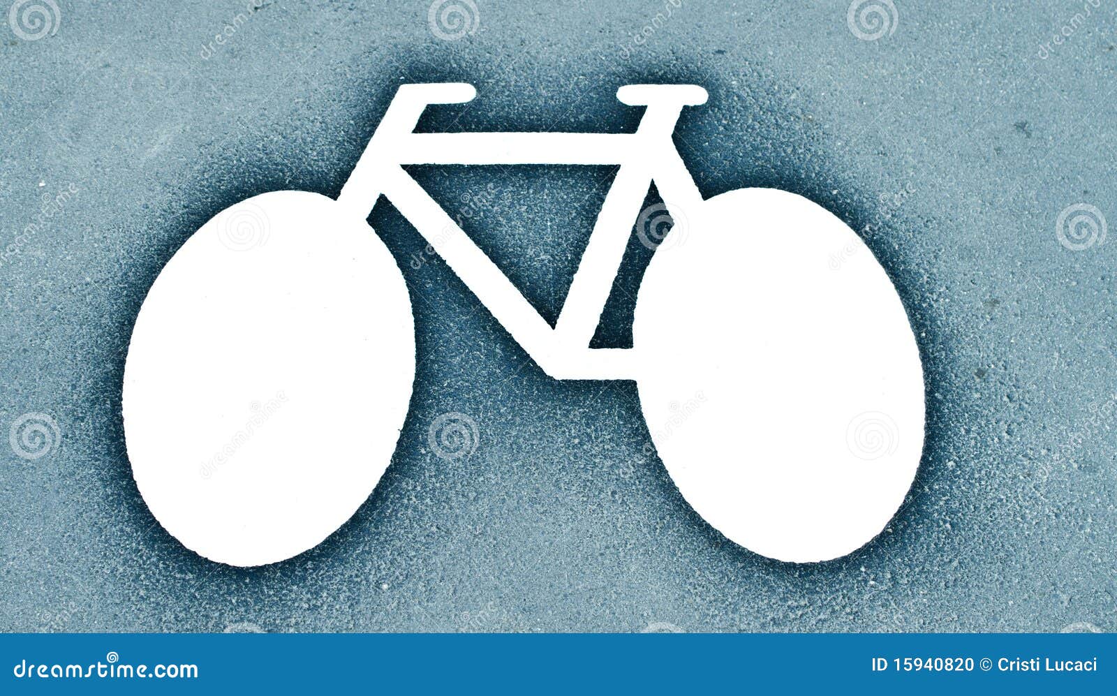 Bike sign stock photo. Image of biking, color, marks - 15940820