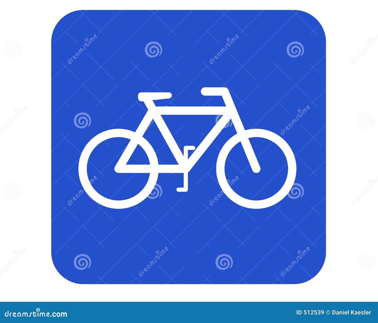 Bike sign stock illustration. Illustration of information - 512539