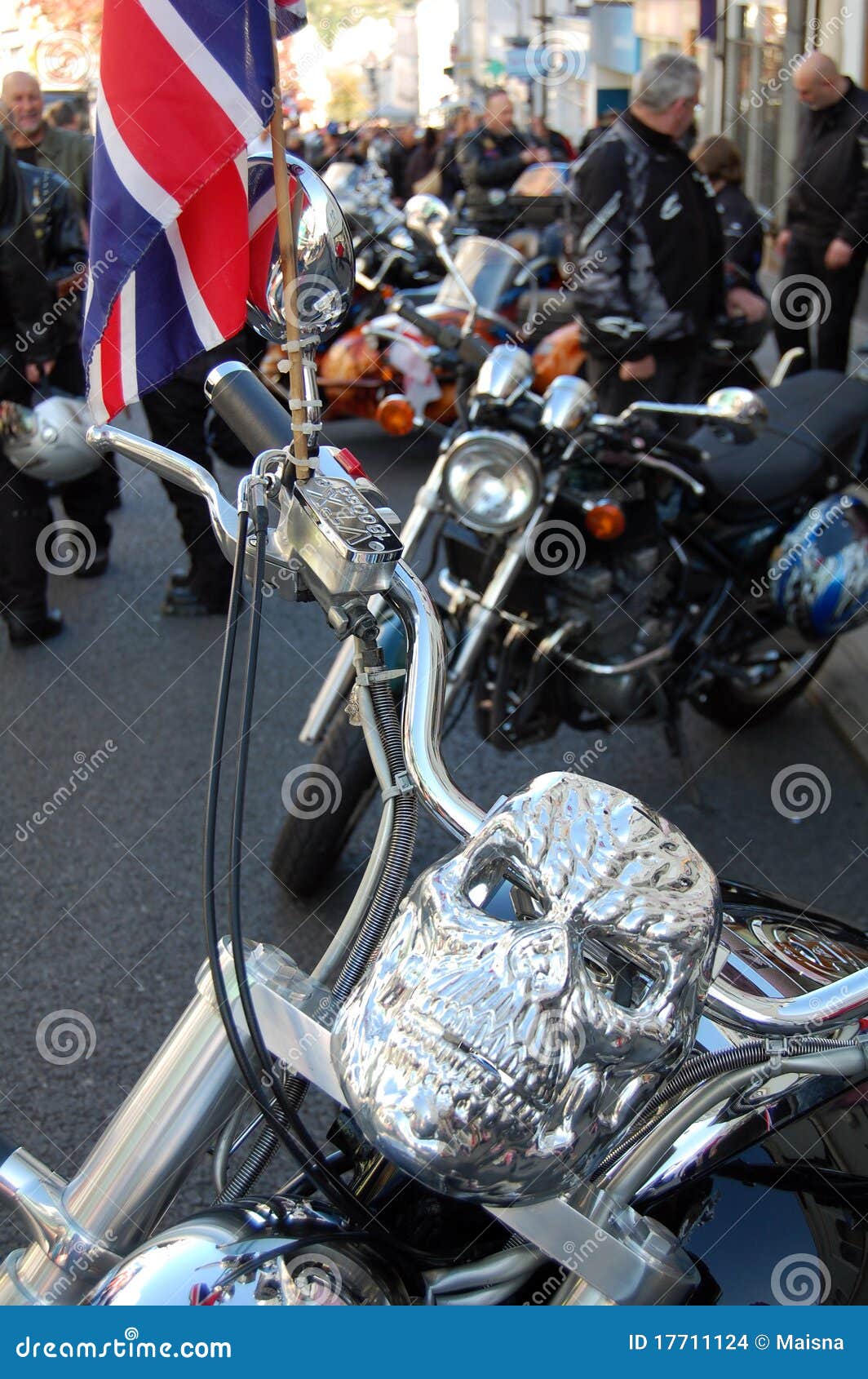 Bike skull editorial stock image. Image of motorcycle - 17711124
