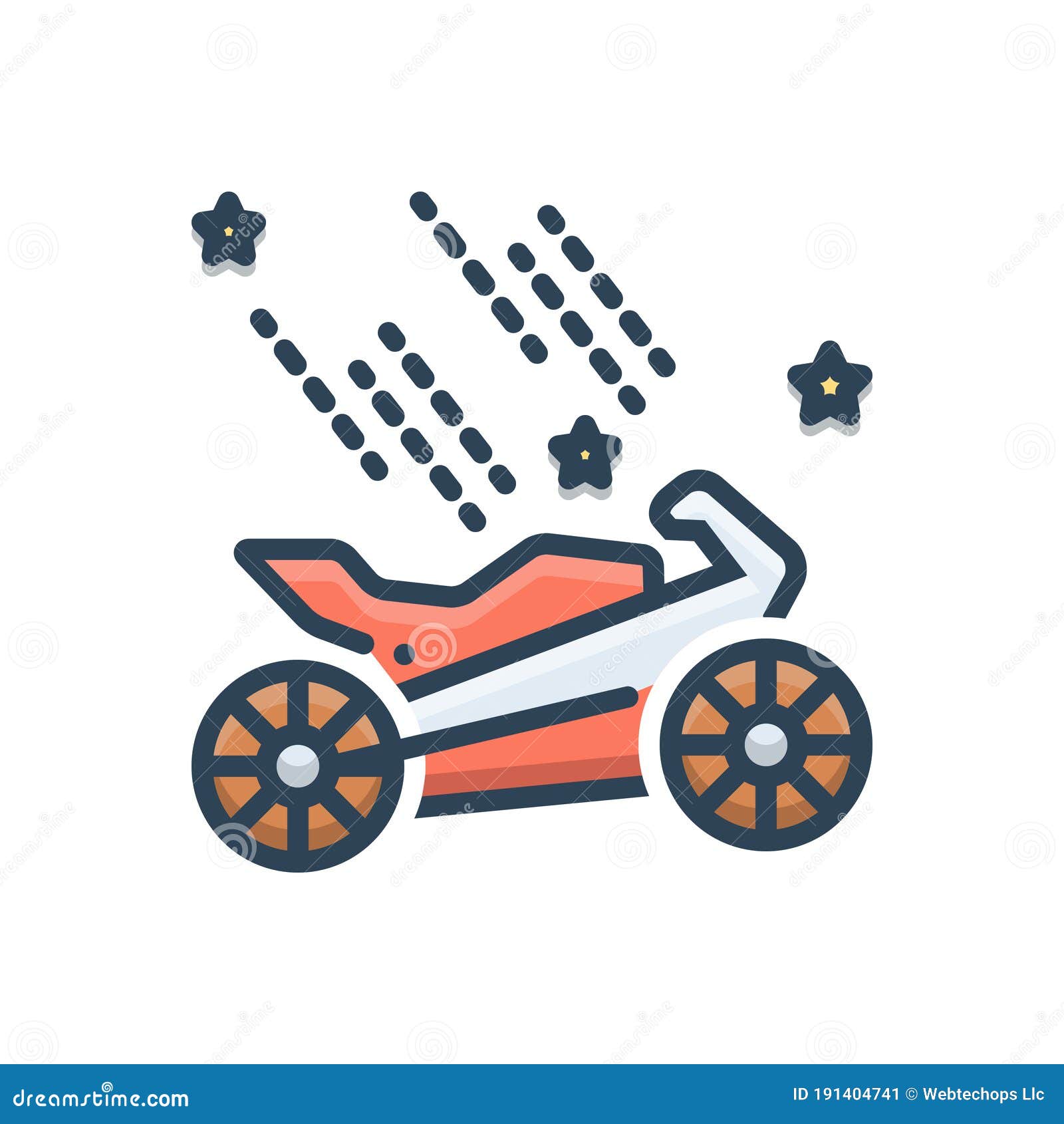 Color Illustration Icon for Bike Spa, Wash and Clean Stock Illustration ...