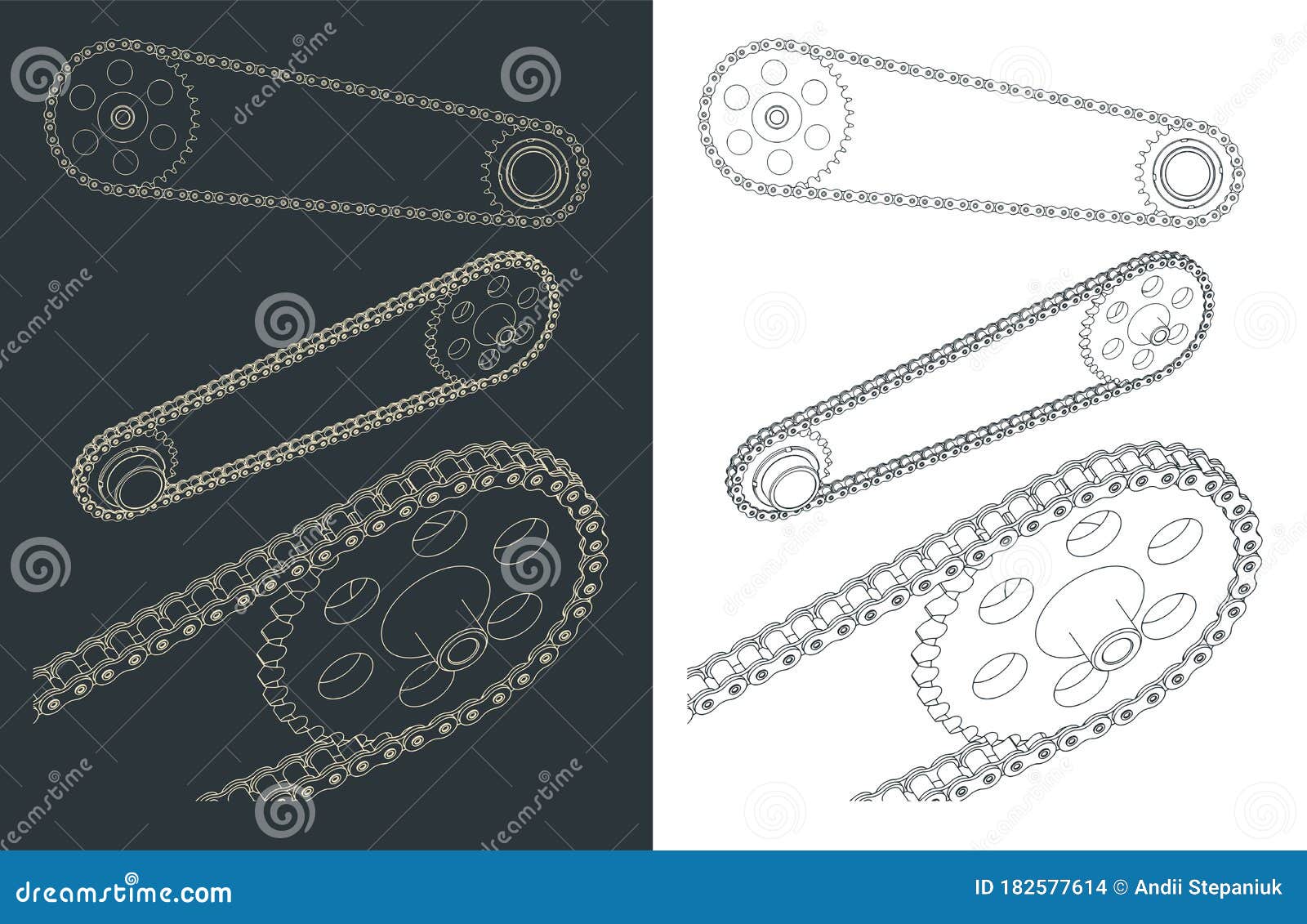Chain Drawings Stock Illustrations – 124 Chain Drawings Stock ...