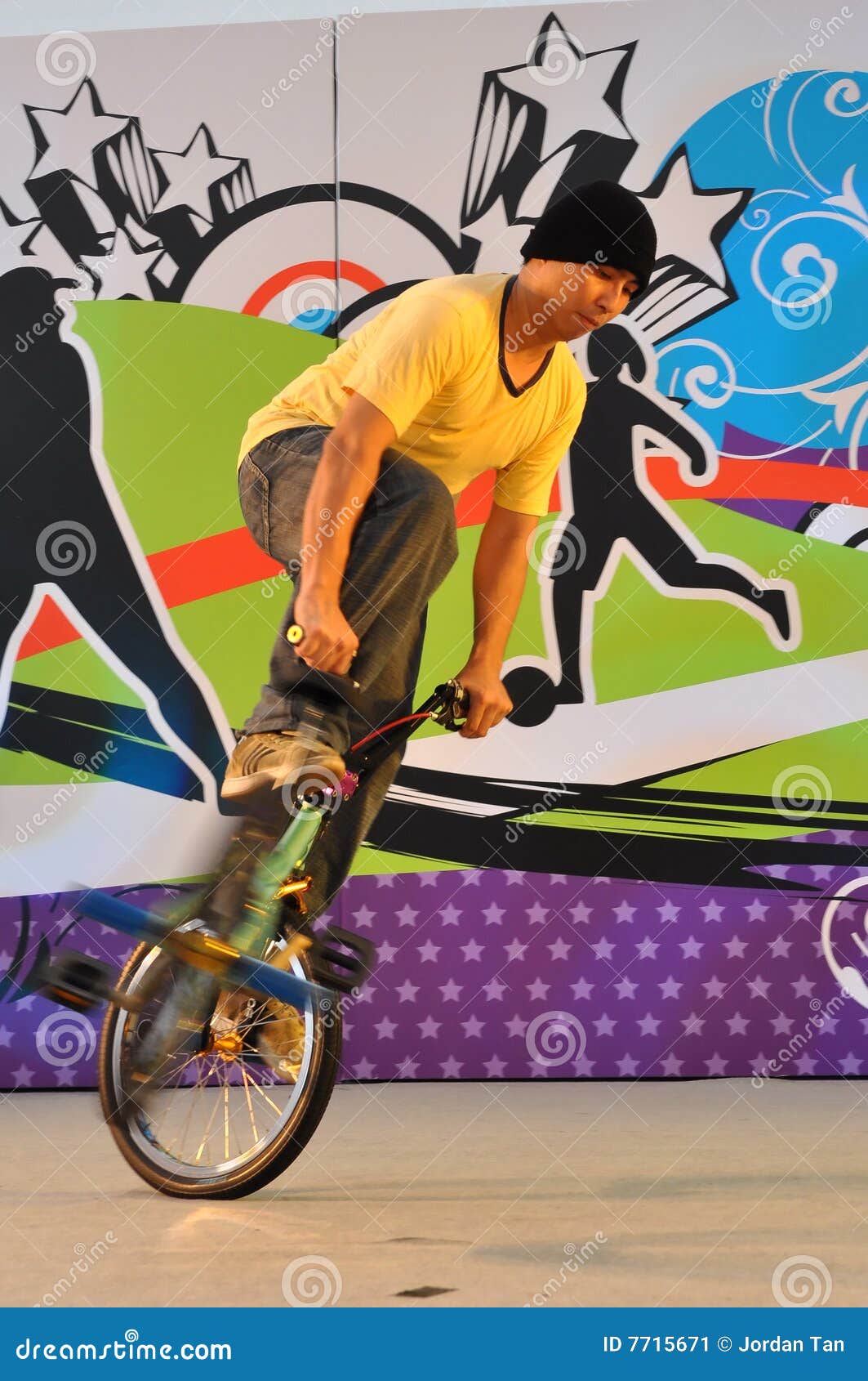 Bike Stunt during Youth Olympics Logo Launch Editorial Photo - Image of ...