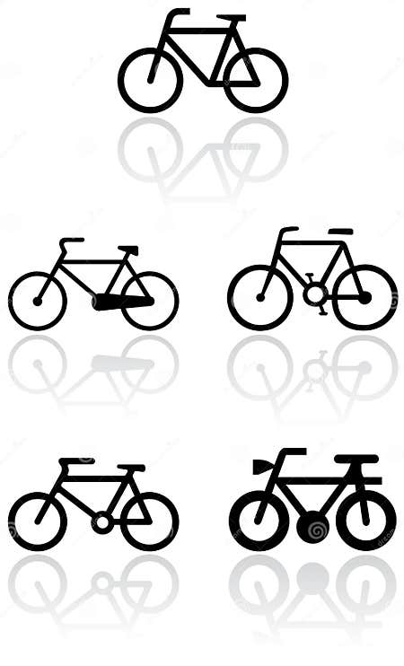 Bike symbol vector set. stock vector. Illustration of bicycle - 16913830